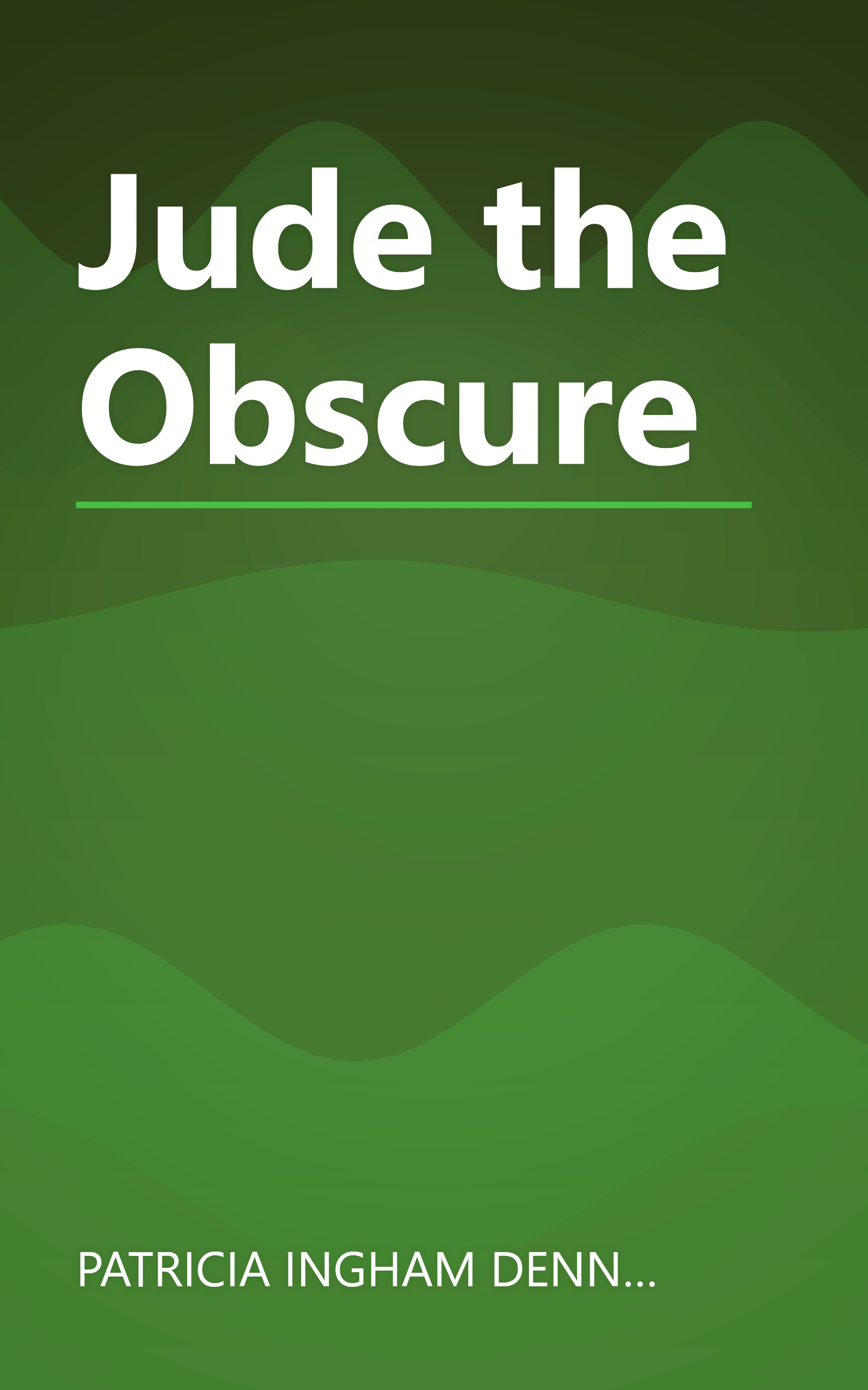 Jude the Obscure book cover