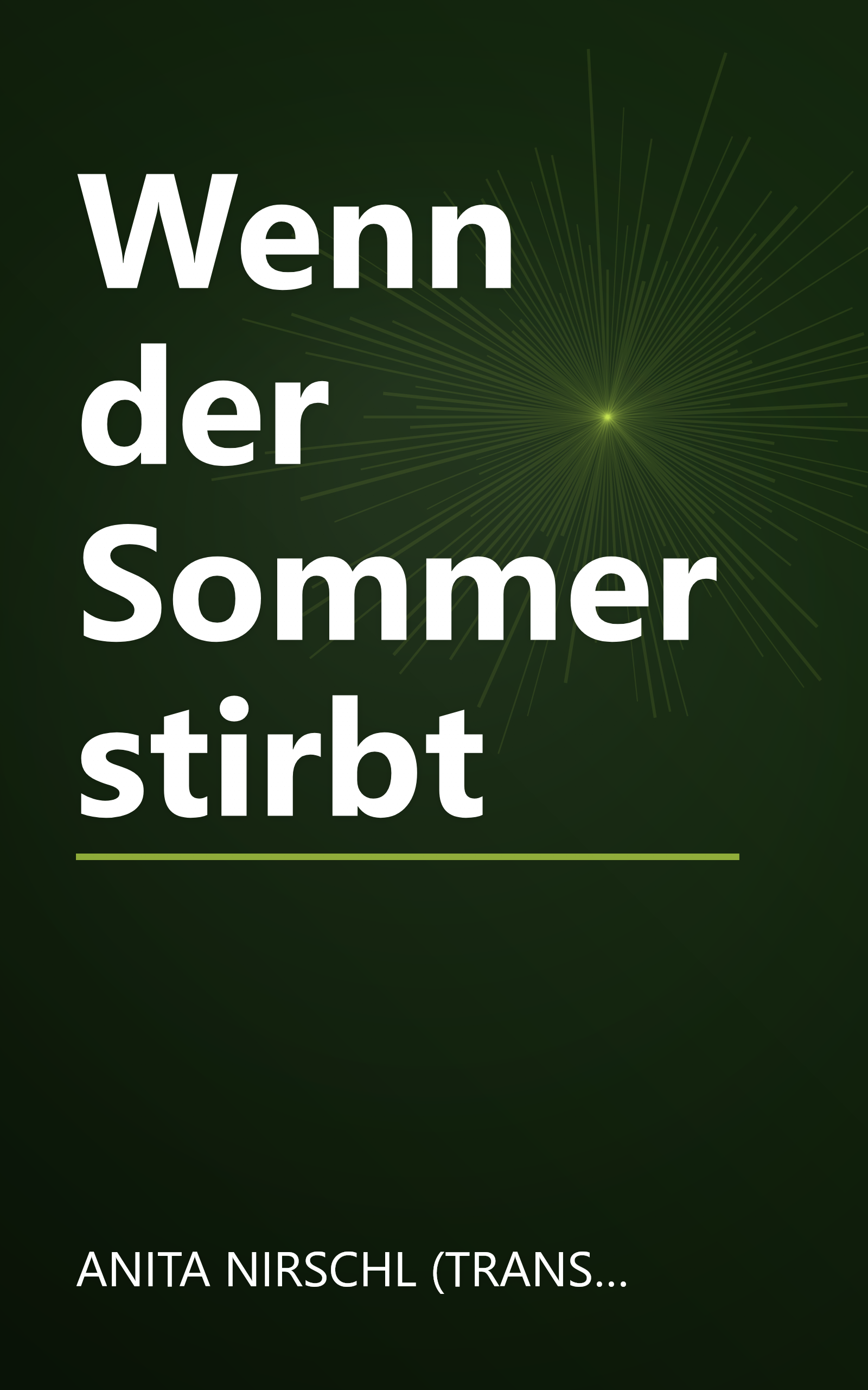 Wenn der Sommer stirbt book cover