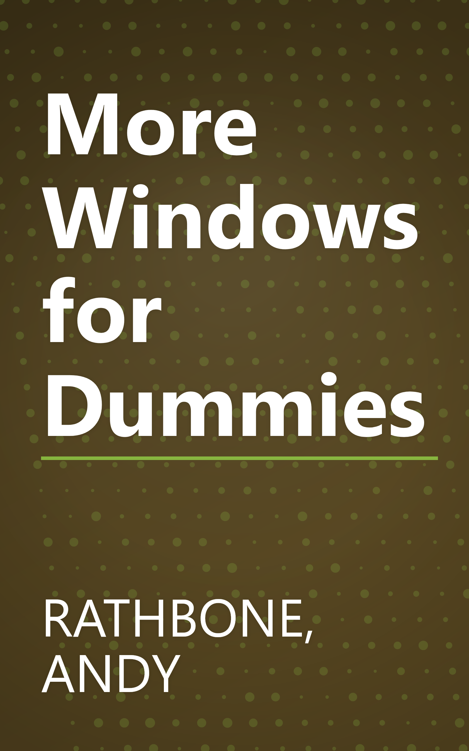 More Windows for Dummies book cover