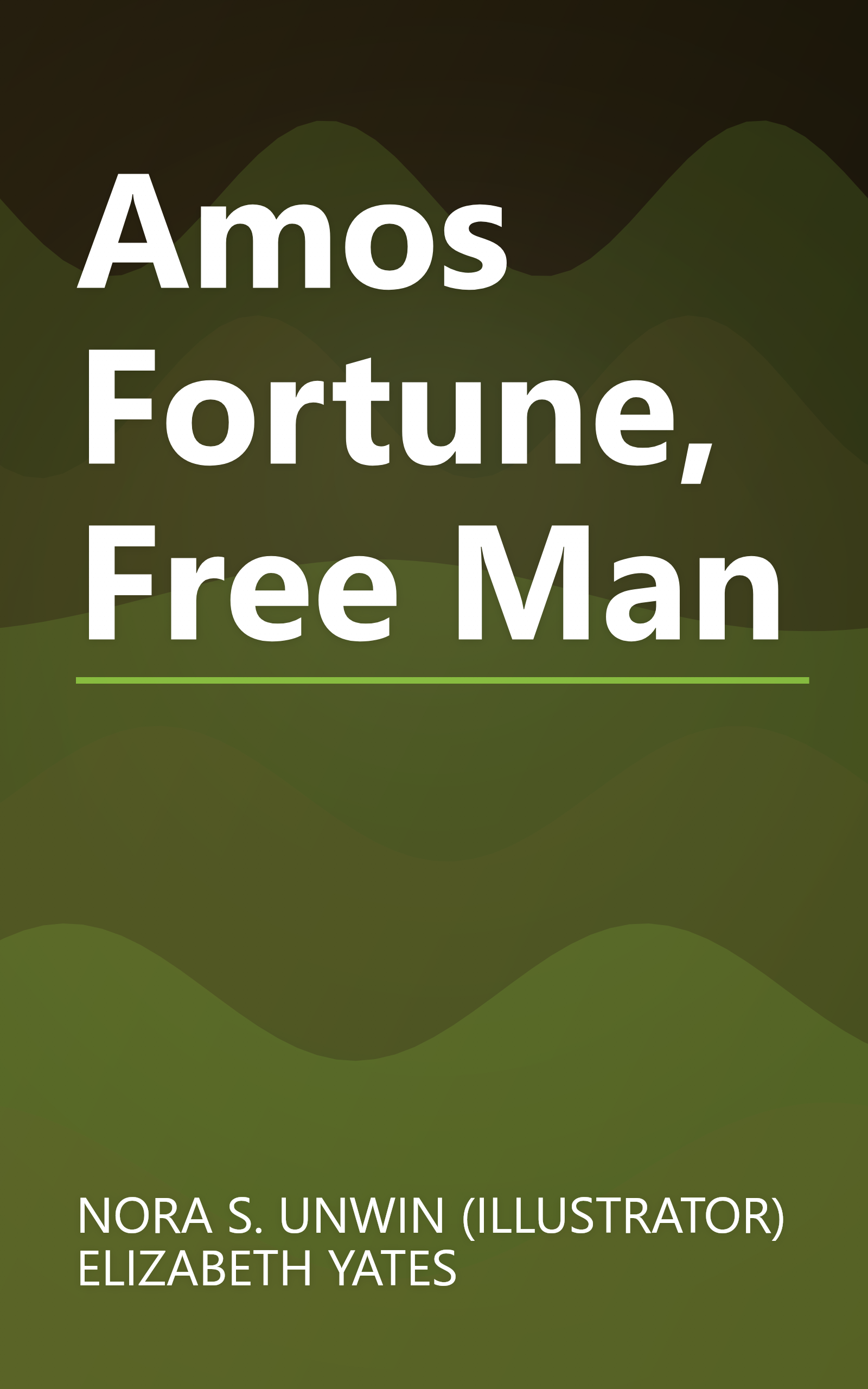 Amos Fortune, Free Man book cover