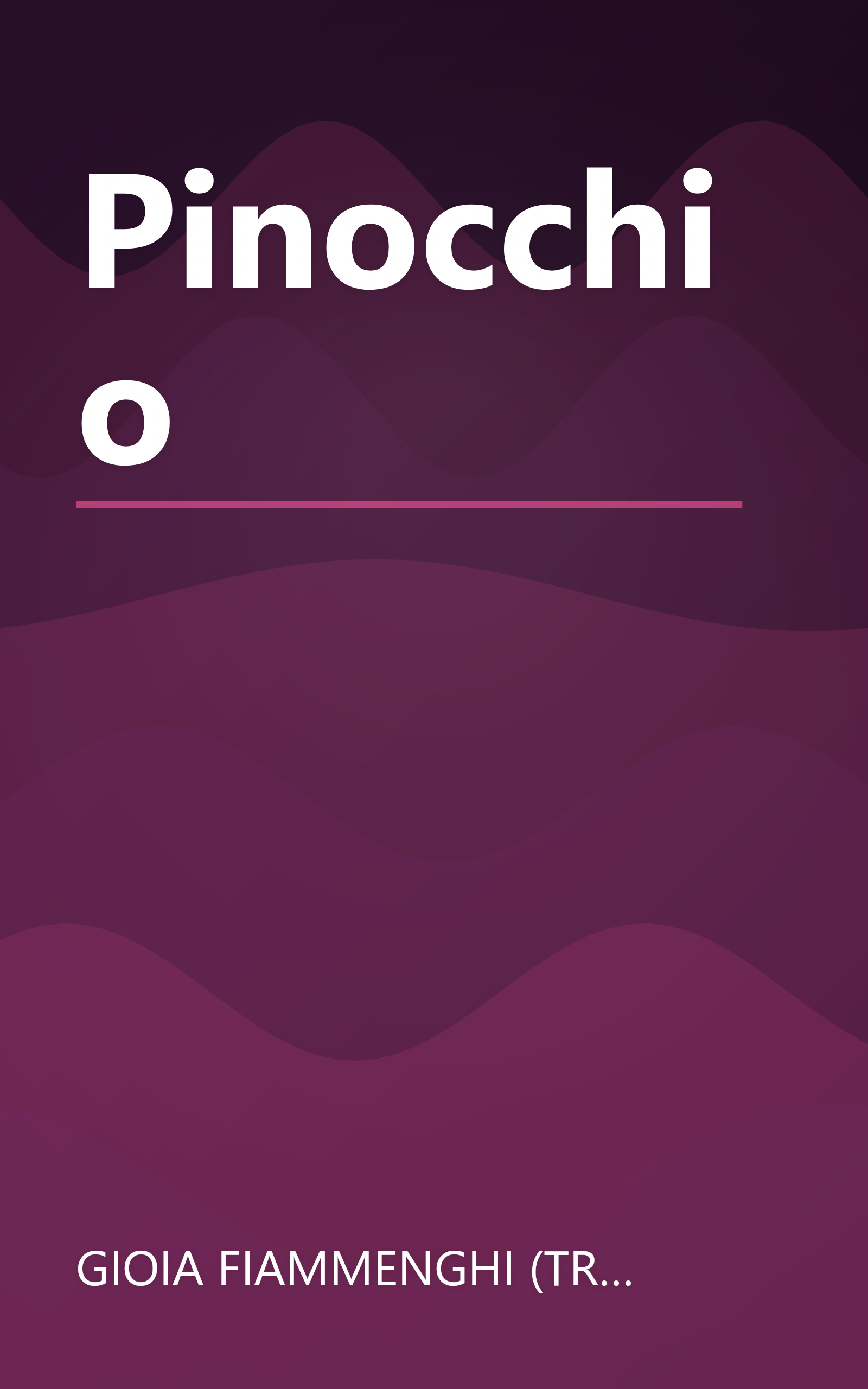 Pinocchio book cover