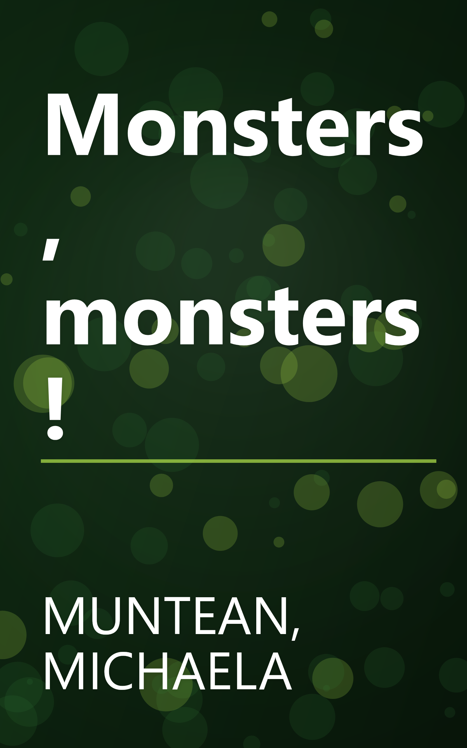 Monsters, monsters! book cover