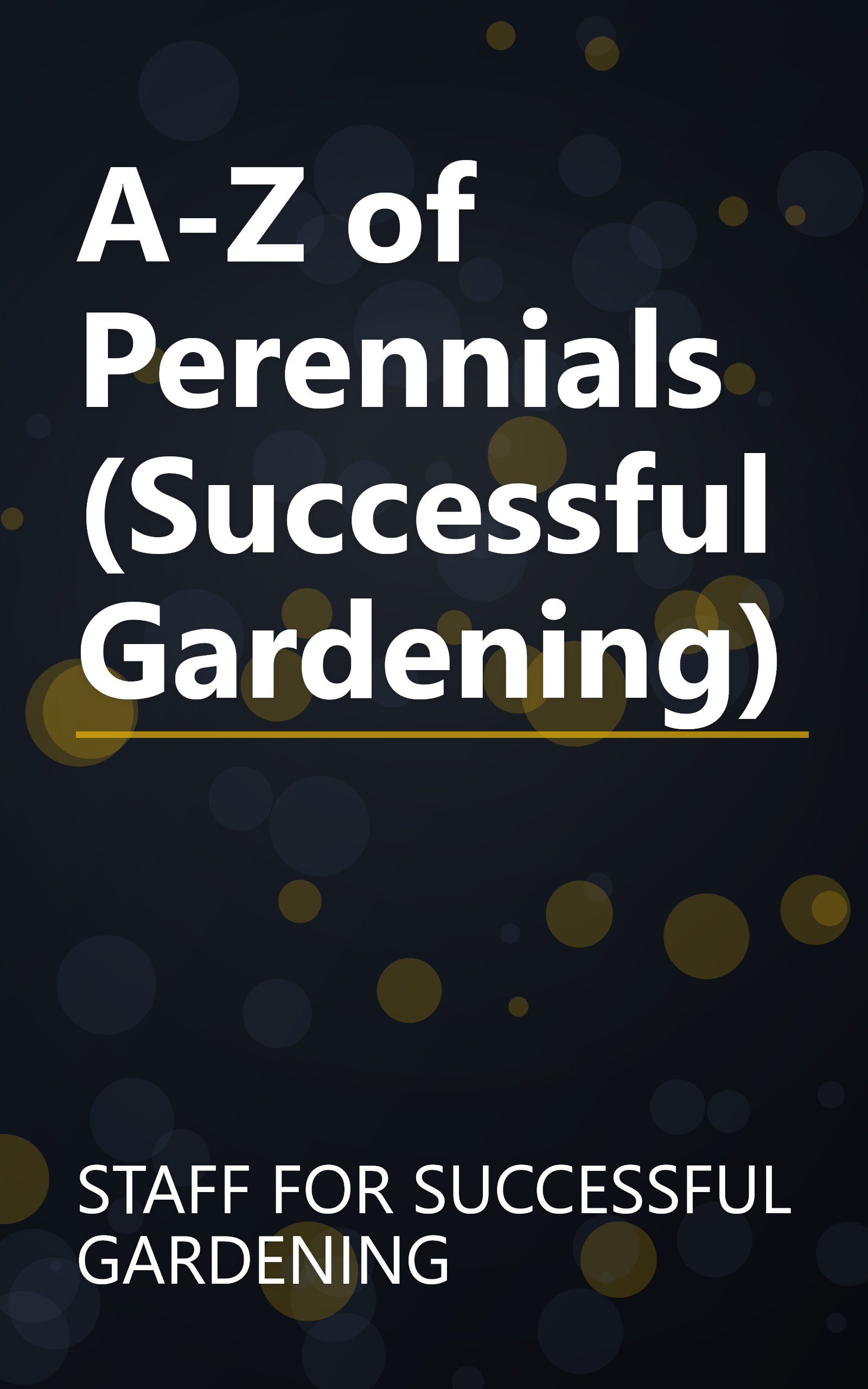 A-Z of Perennials (Successful Gardening) book cover