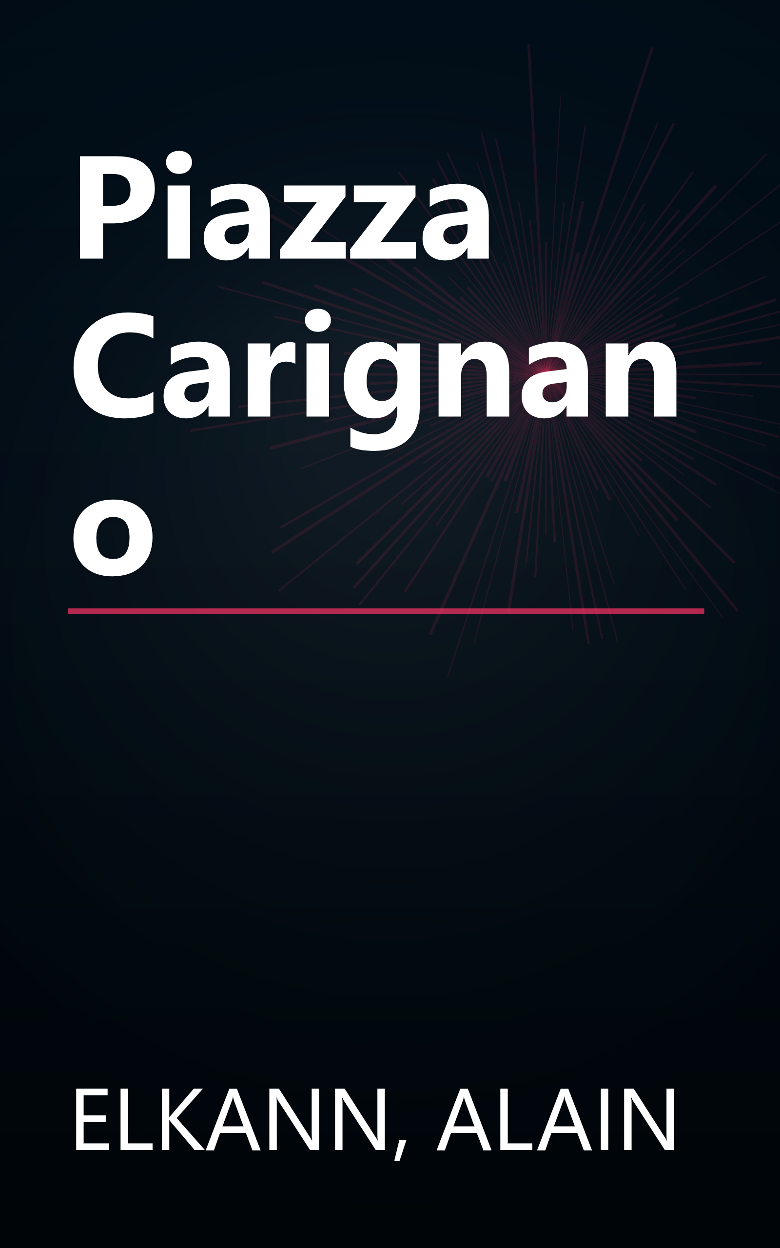 Piazza Carignano book cover
