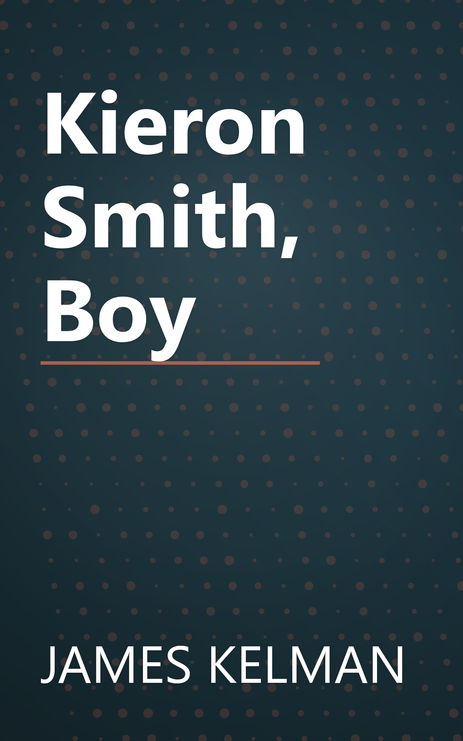 Kieron Smith, Boy book cover