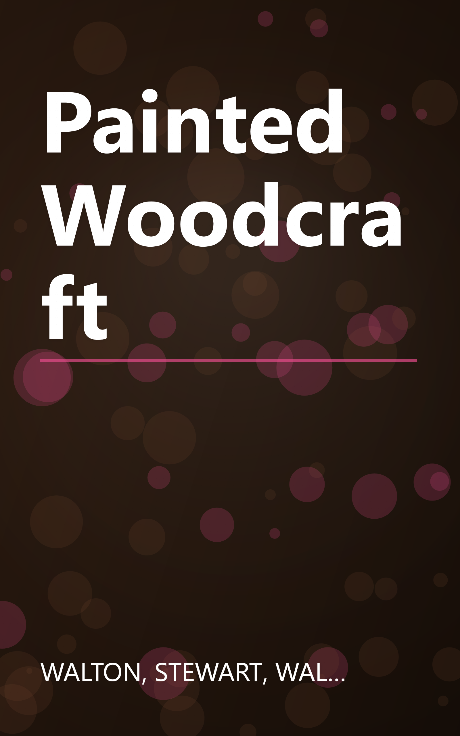 Painted Woodcraft book cover