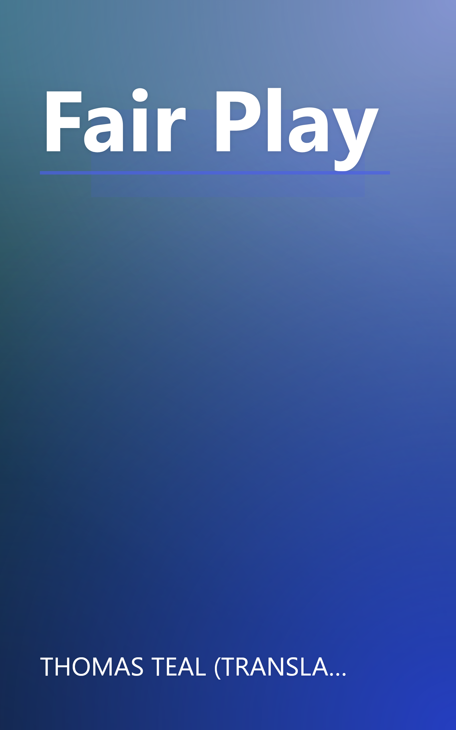Fair Play book cover