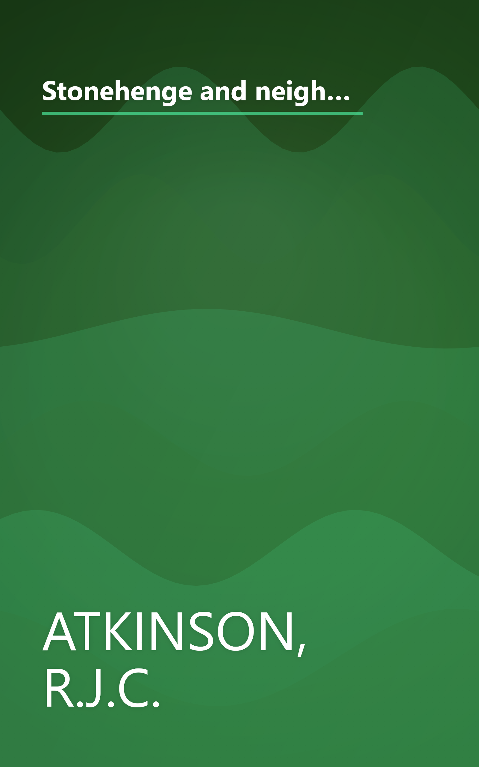 Stonehenge and neighbouring monuments (Illustrated souvenir guides / Great Britain. Department of the Environment) book cover