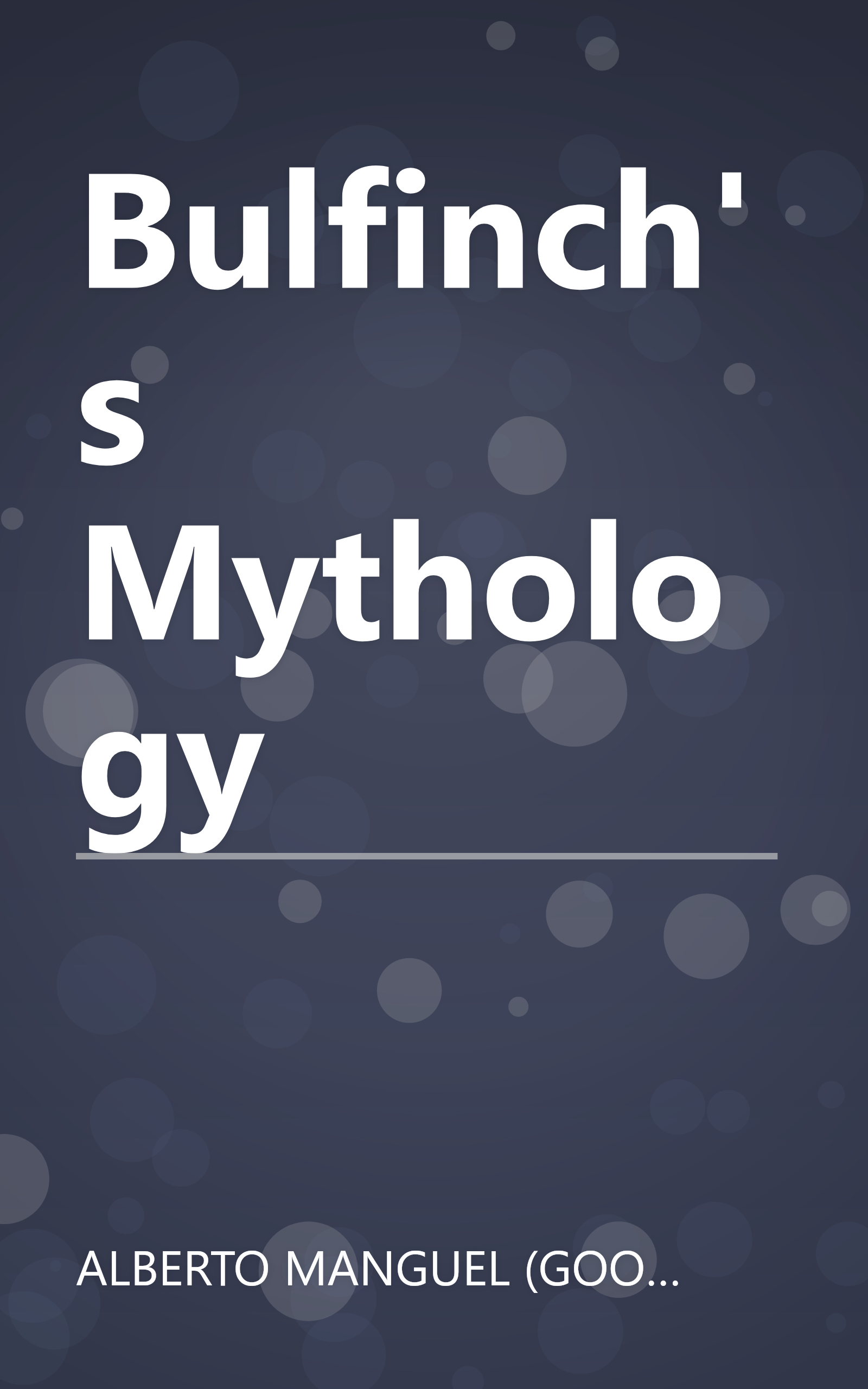 Bulfinch's Mythology book cover