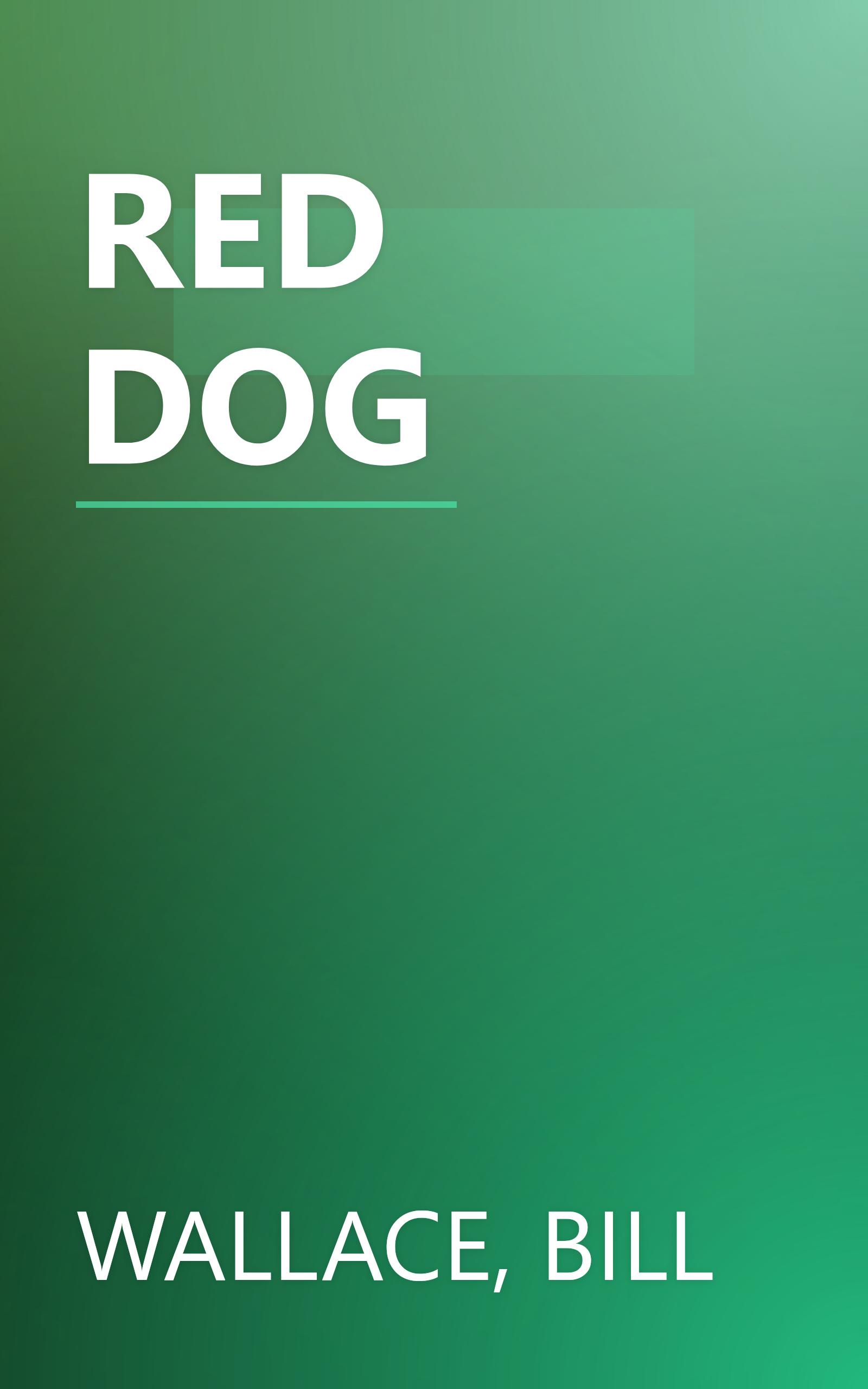 RED DOG book cover