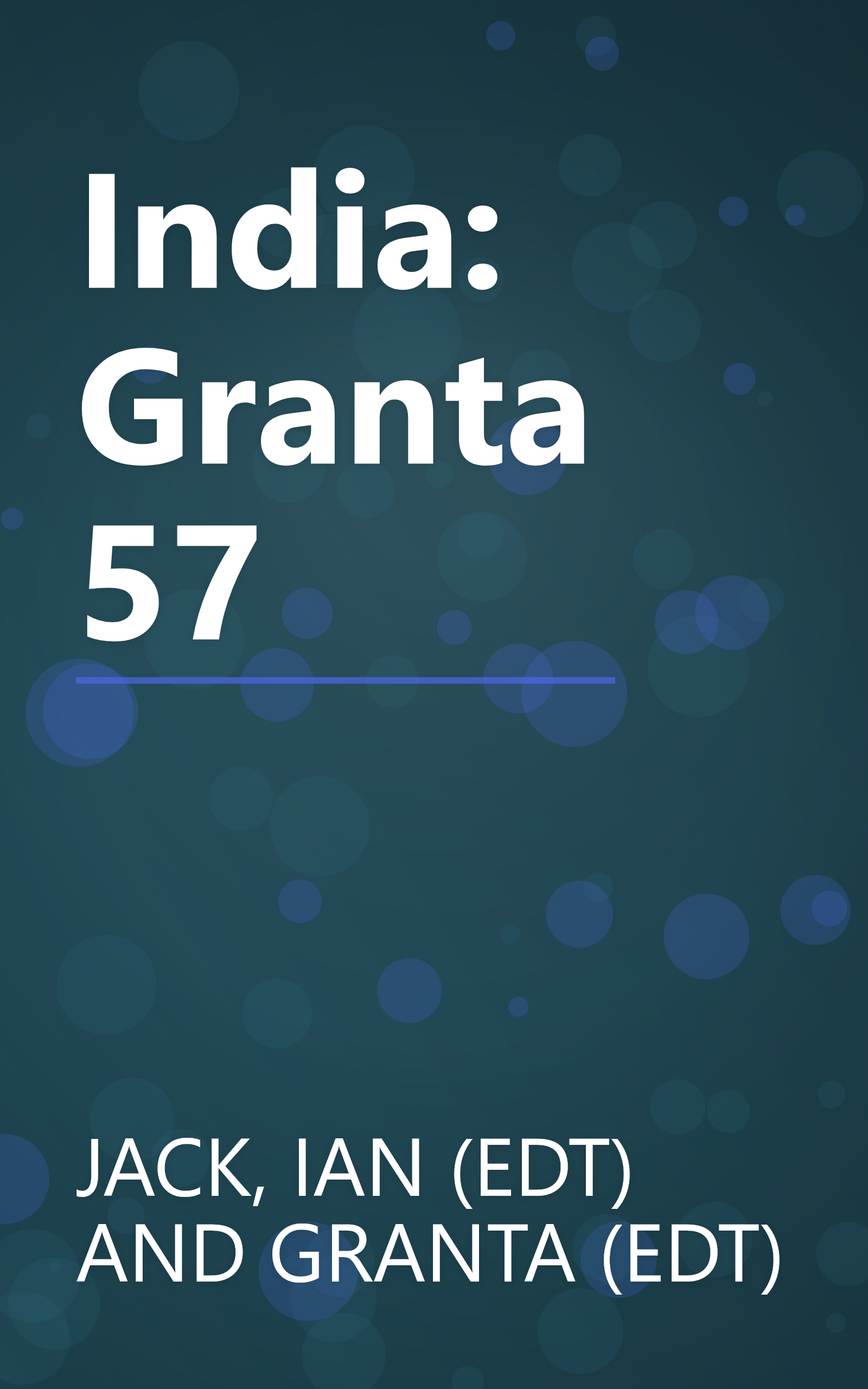 India: Granta 57 book cover