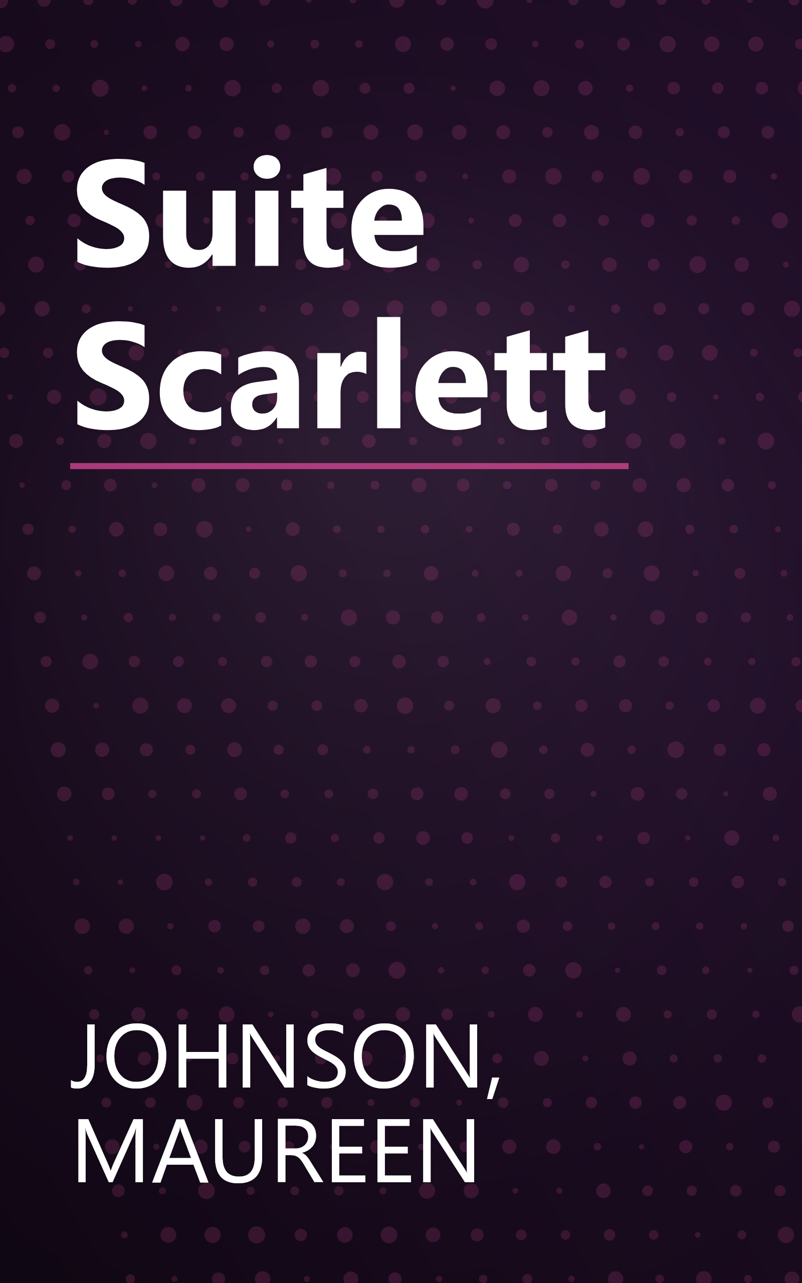 Suite Scarlett book cover