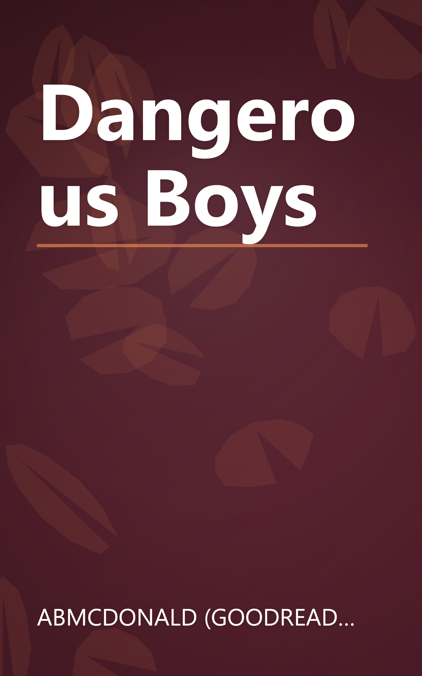 Dangerous Boys book cover