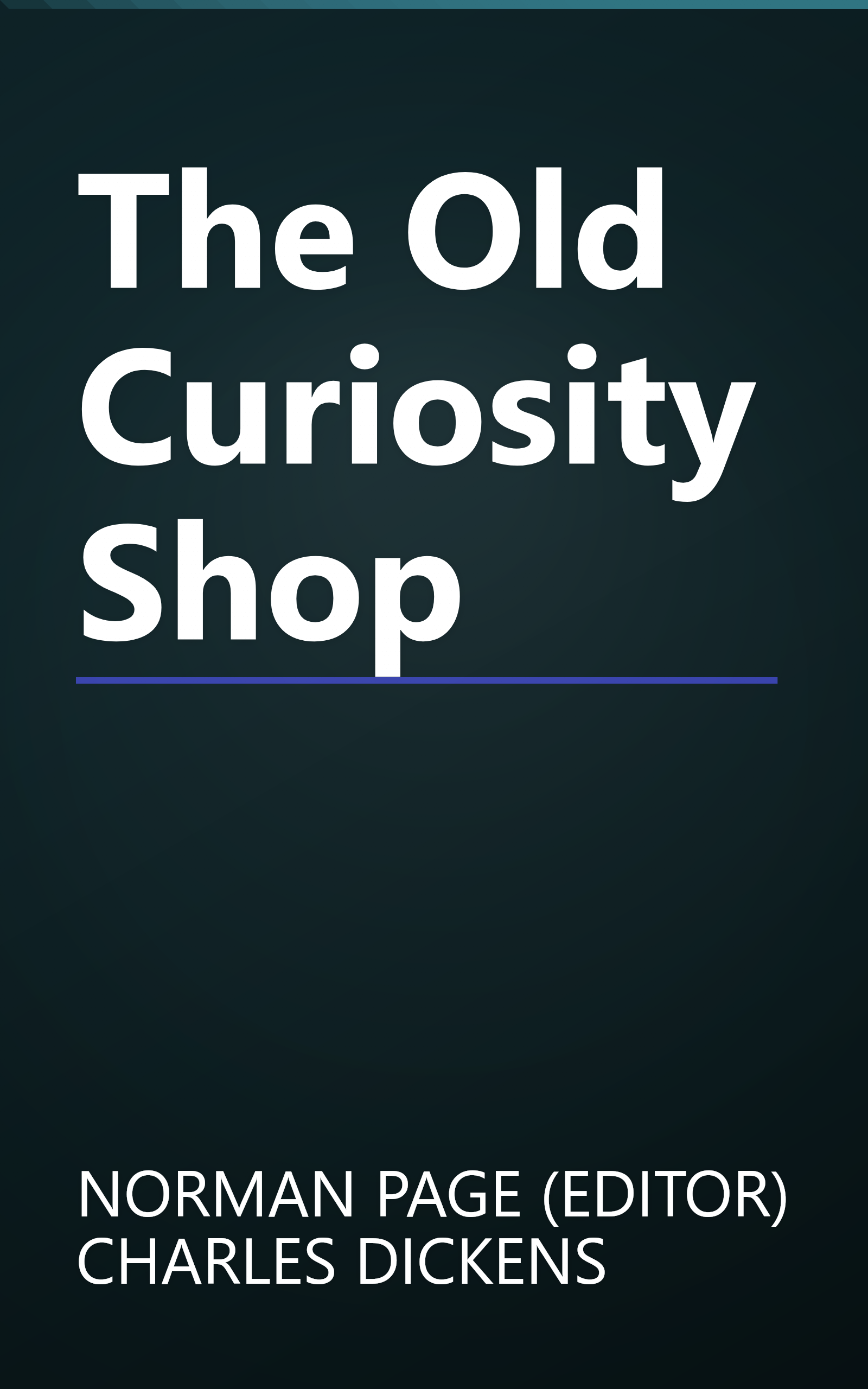 The Old Curiosity Shop book cover
