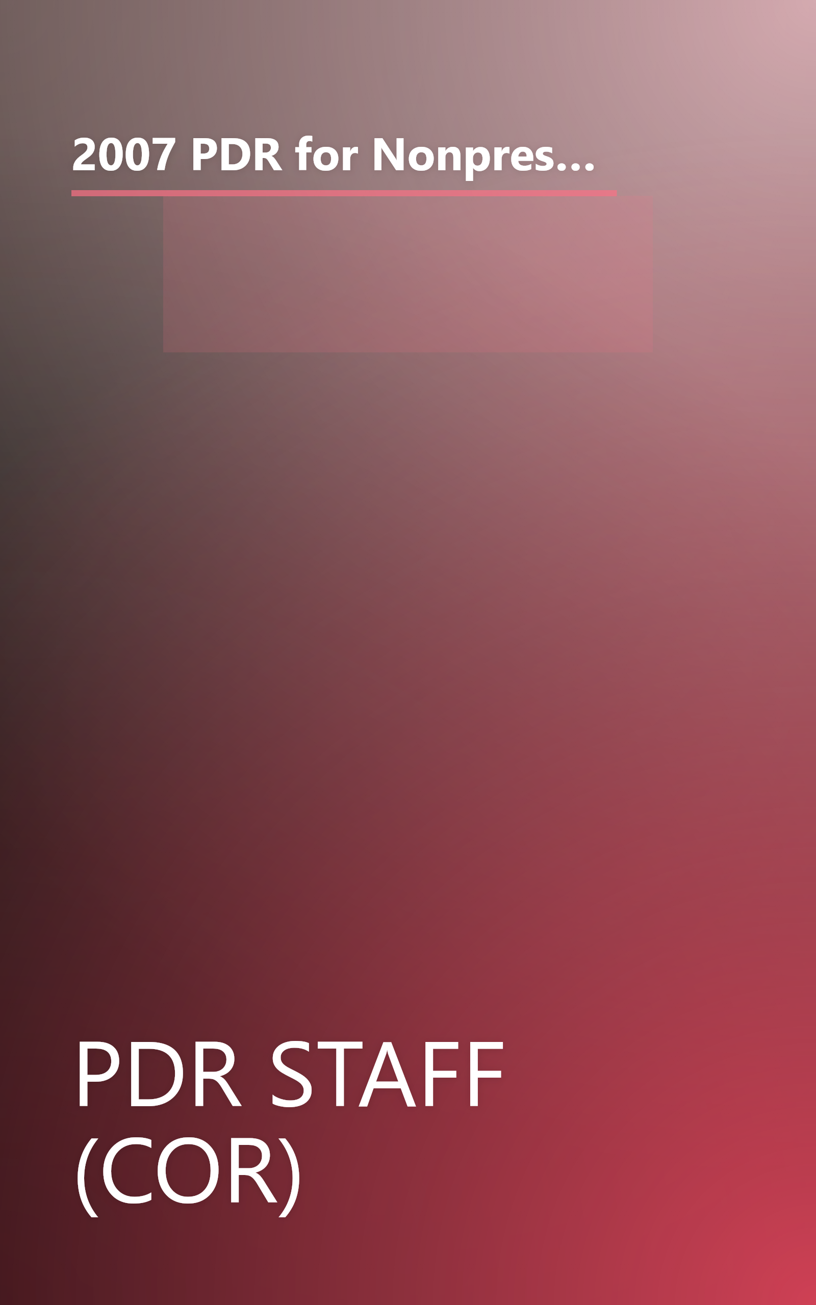 2007 PDR for Nonprescription Drugs, Dietary Supplements and Herbs: The Definitive Guide to OTC Medications, 28th Edition book cover