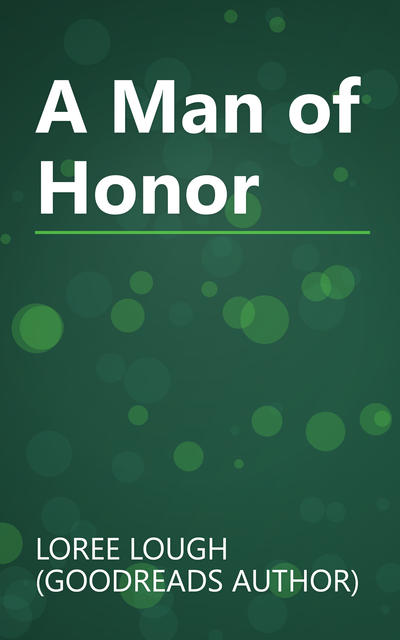 A Man of Honor book cover