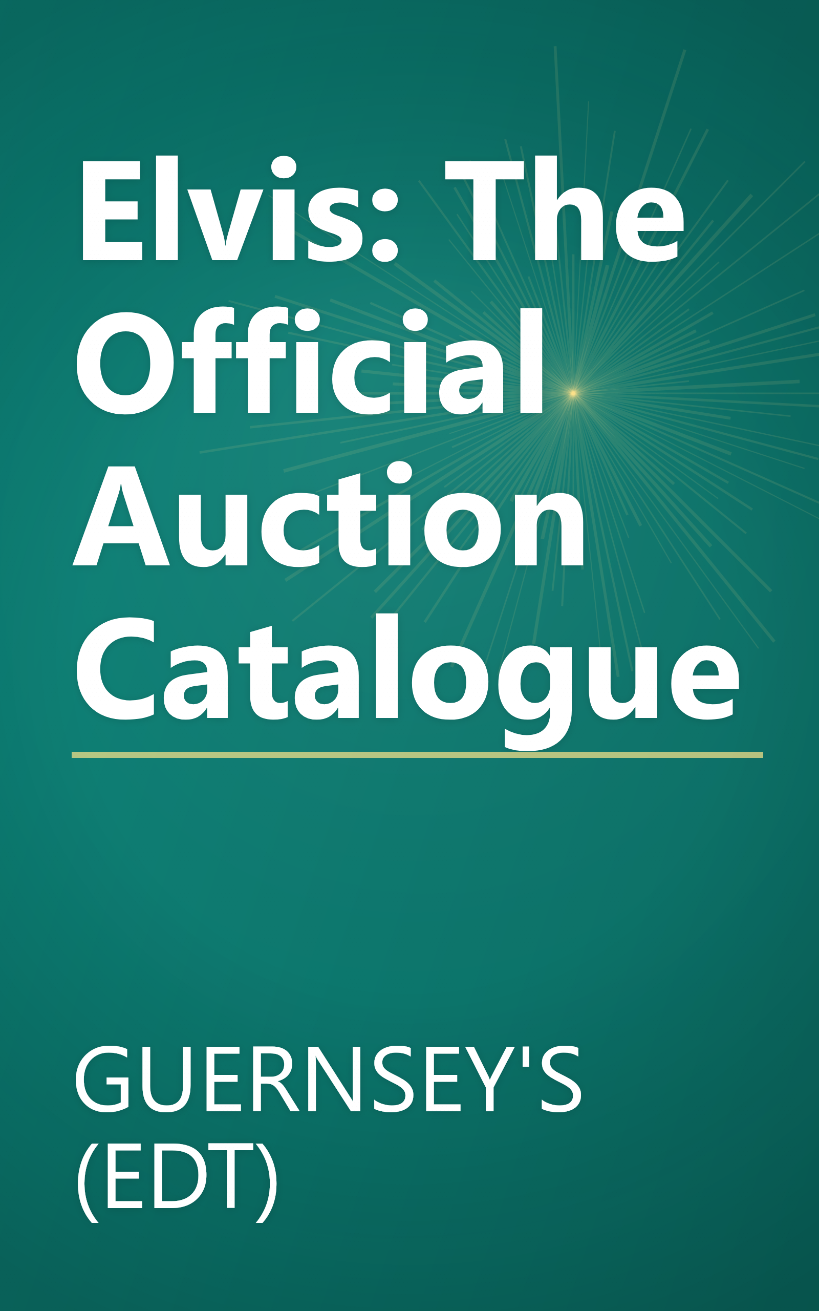 Elvis: The Official Auction Catalogue book cover
