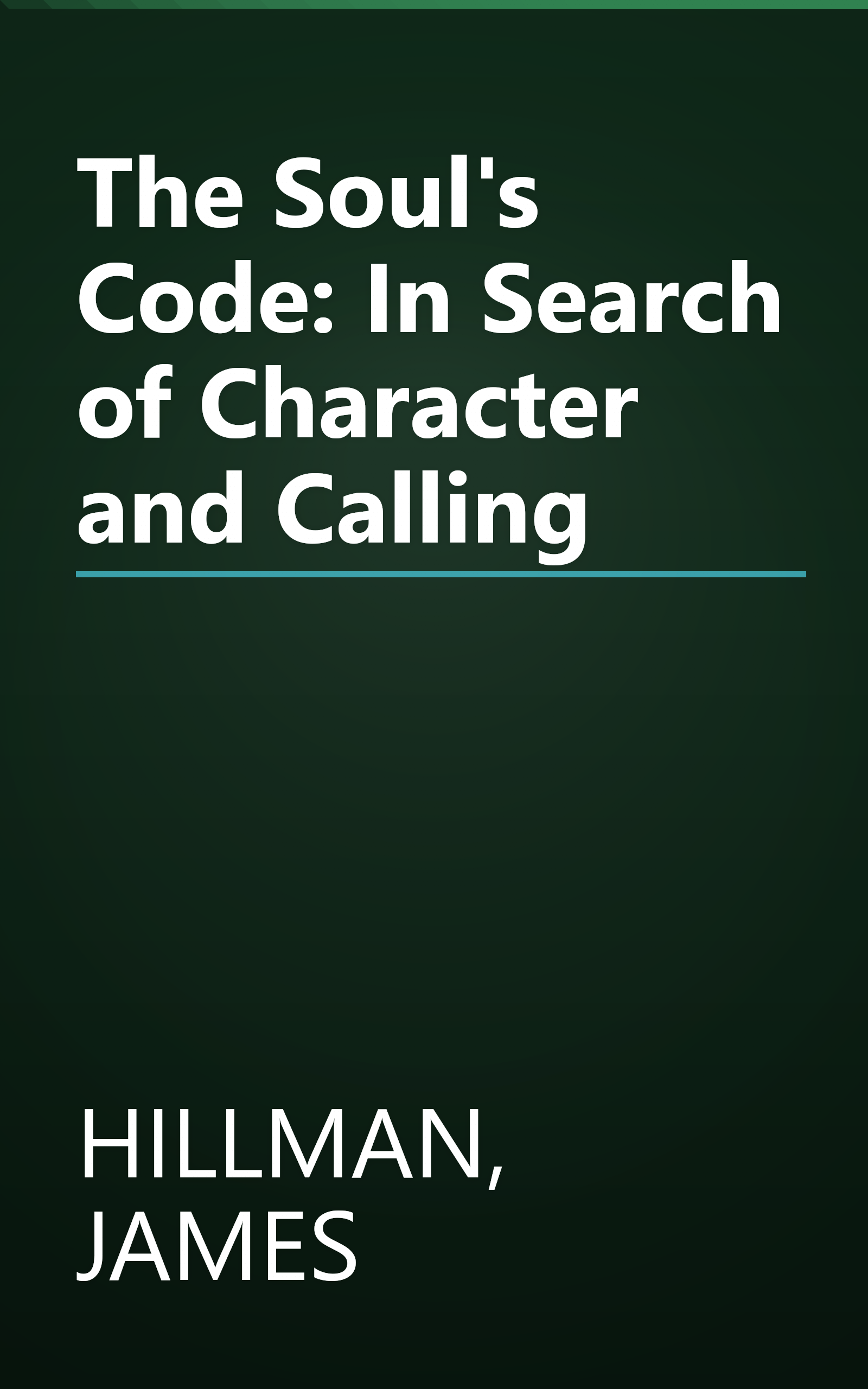 The Soul's Code: In Search of Character and Calling book cover