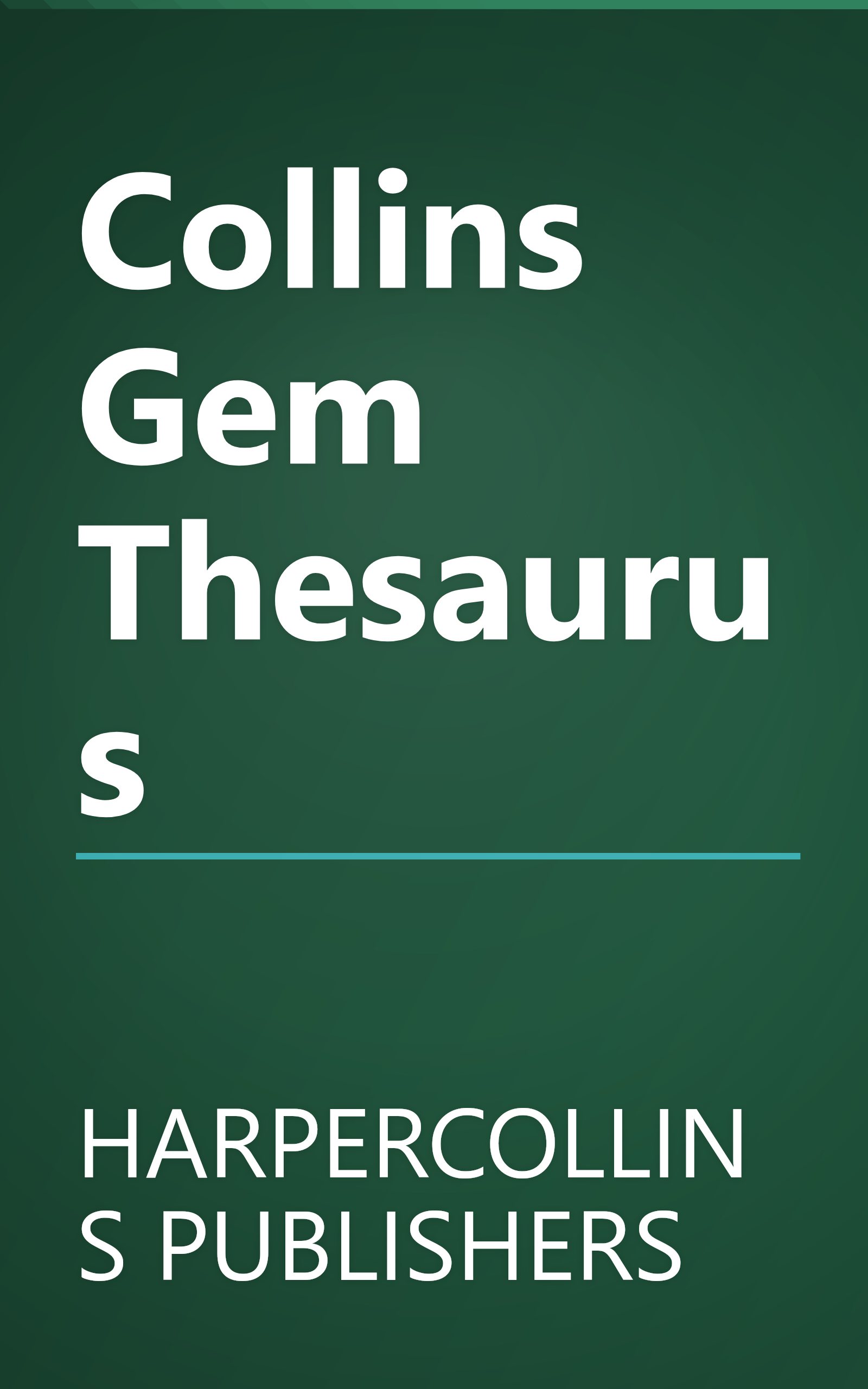 Collins Gem Thesaurus book cover