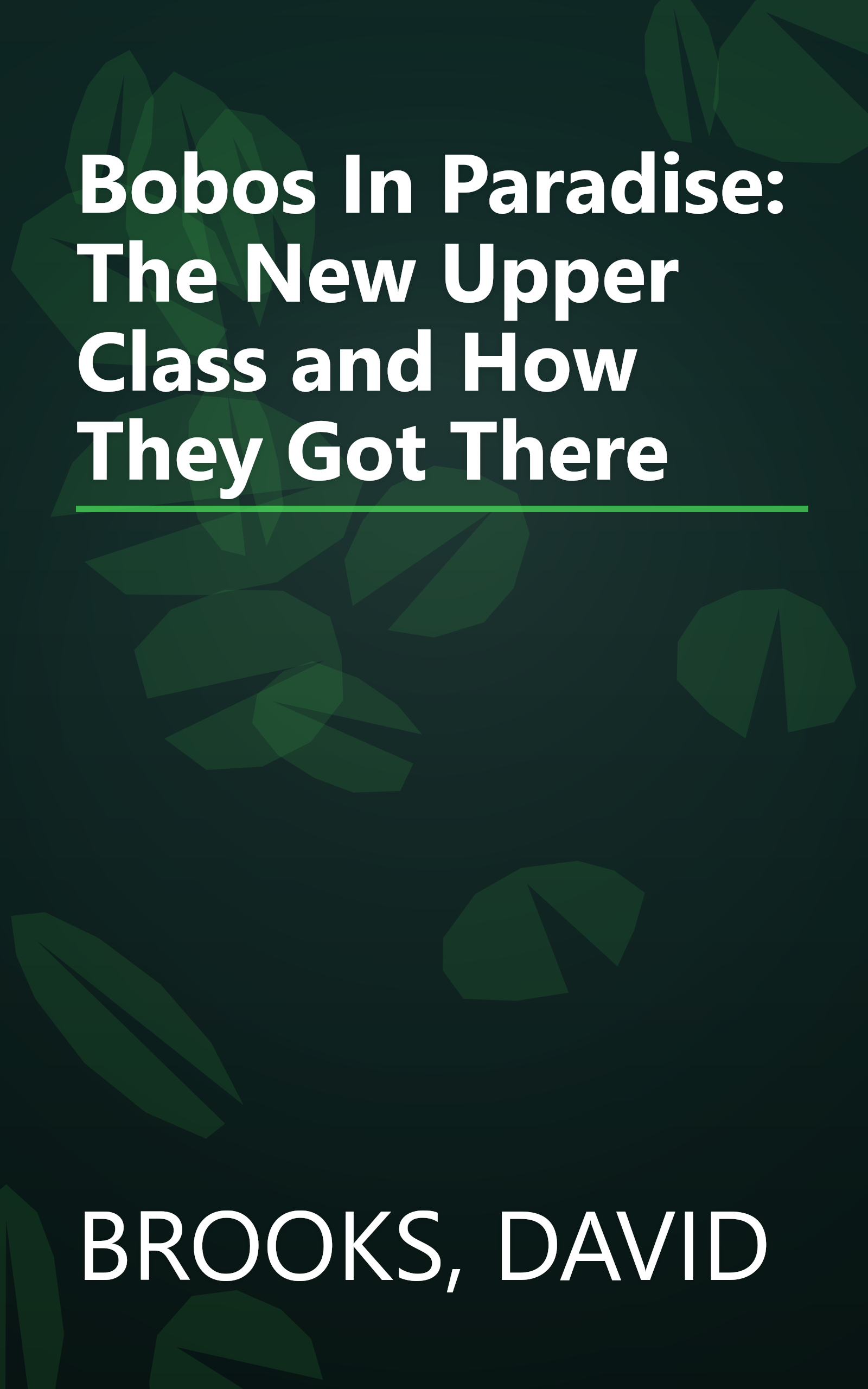 Bobos In Paradise: The New Upper Class and How They Got There book cover