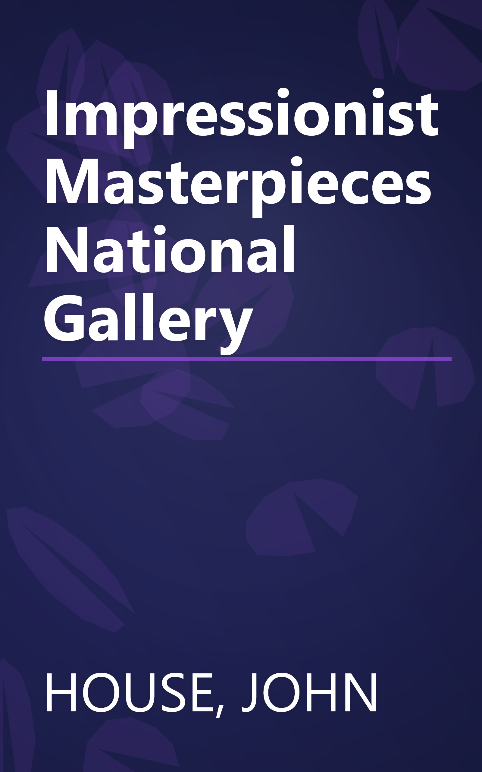Impressionist Masterpieces National Gallery book cover