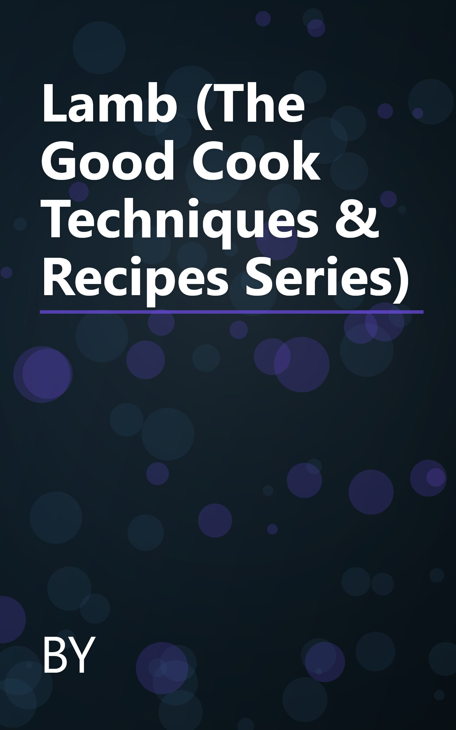 Lamb (The Good Cook Techniques & Recipes Series) book cover