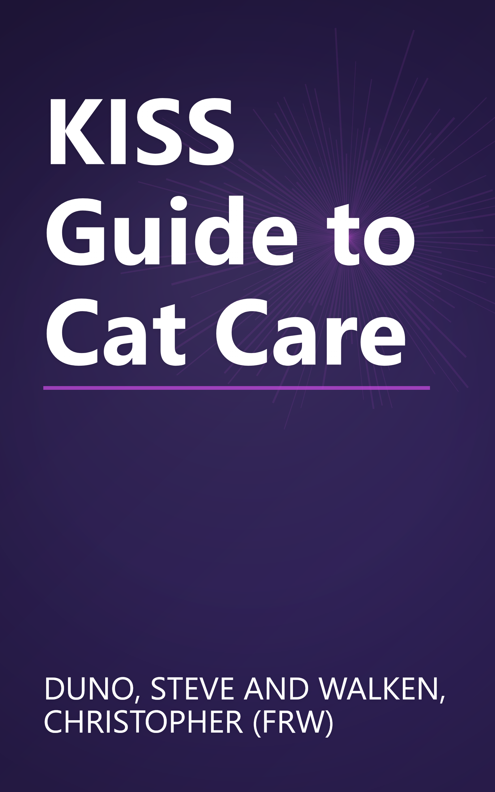 KISS Guide to Cat Care book cover