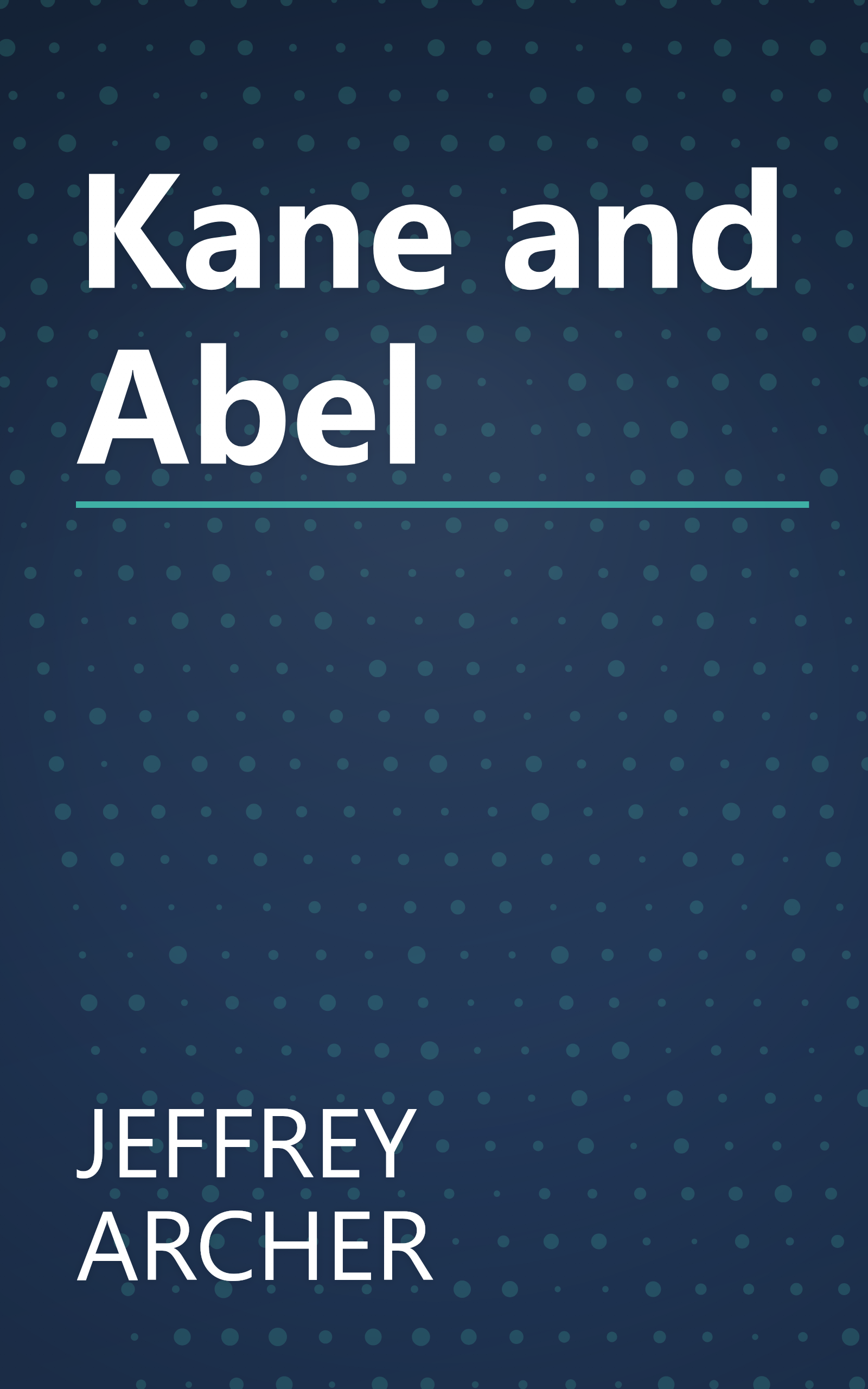 Kane and Abel book cover
