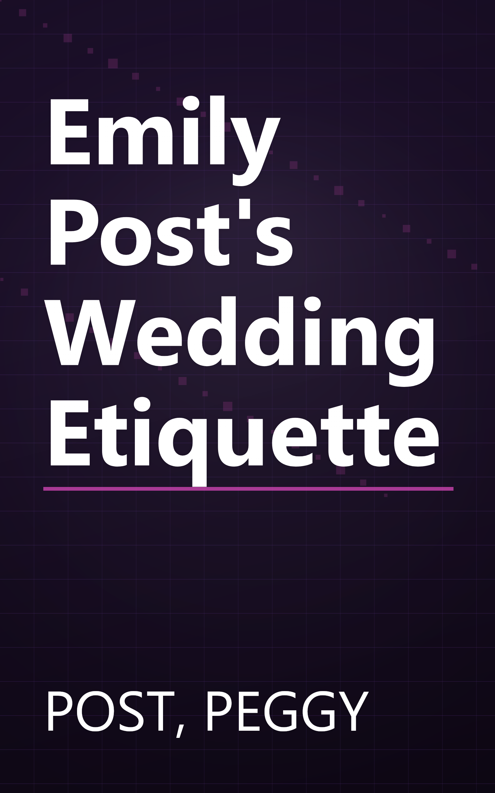 Emily Post's Wedding Etiquette book cover