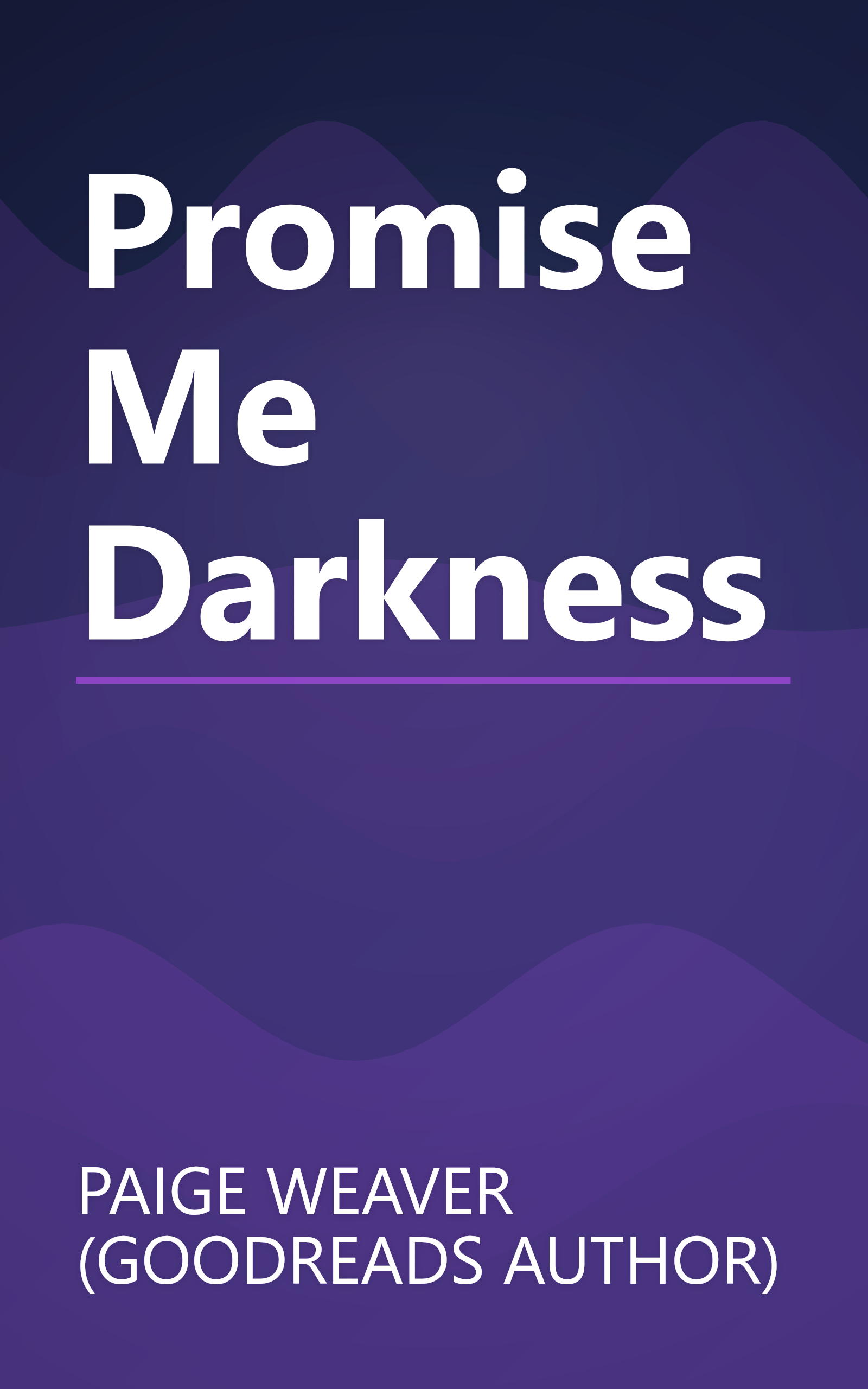 Promise Me Darkness book cover