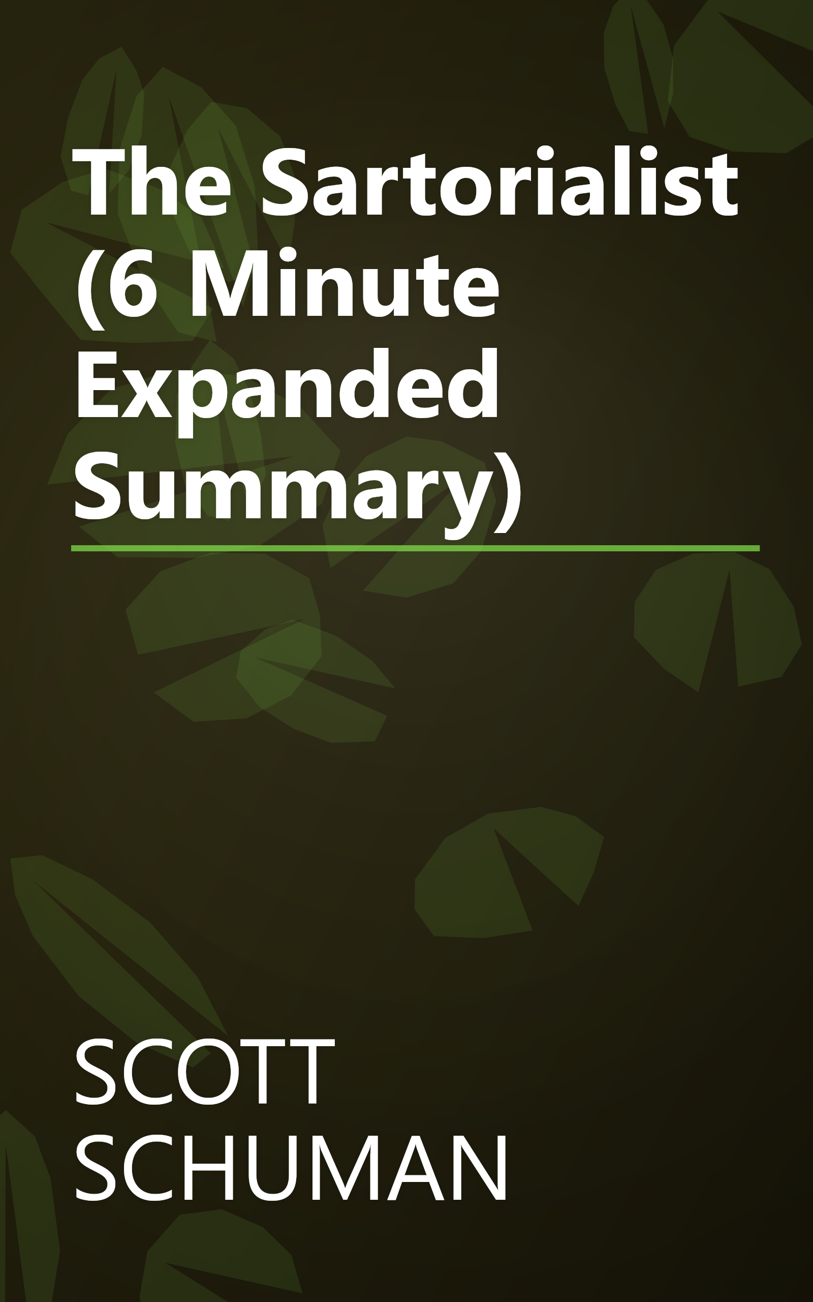 The Sartorialist (6 Minute   Expanded Summary) book cover