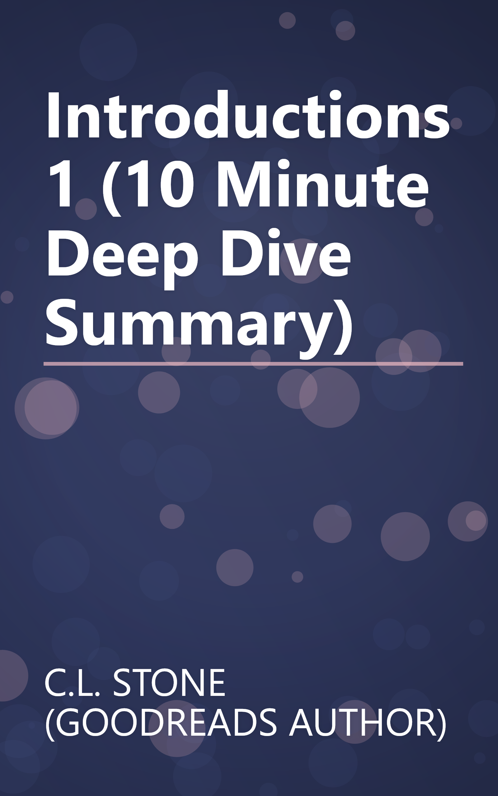 Introductions 1 (10 Minute   Deep Dive Summary) book cover