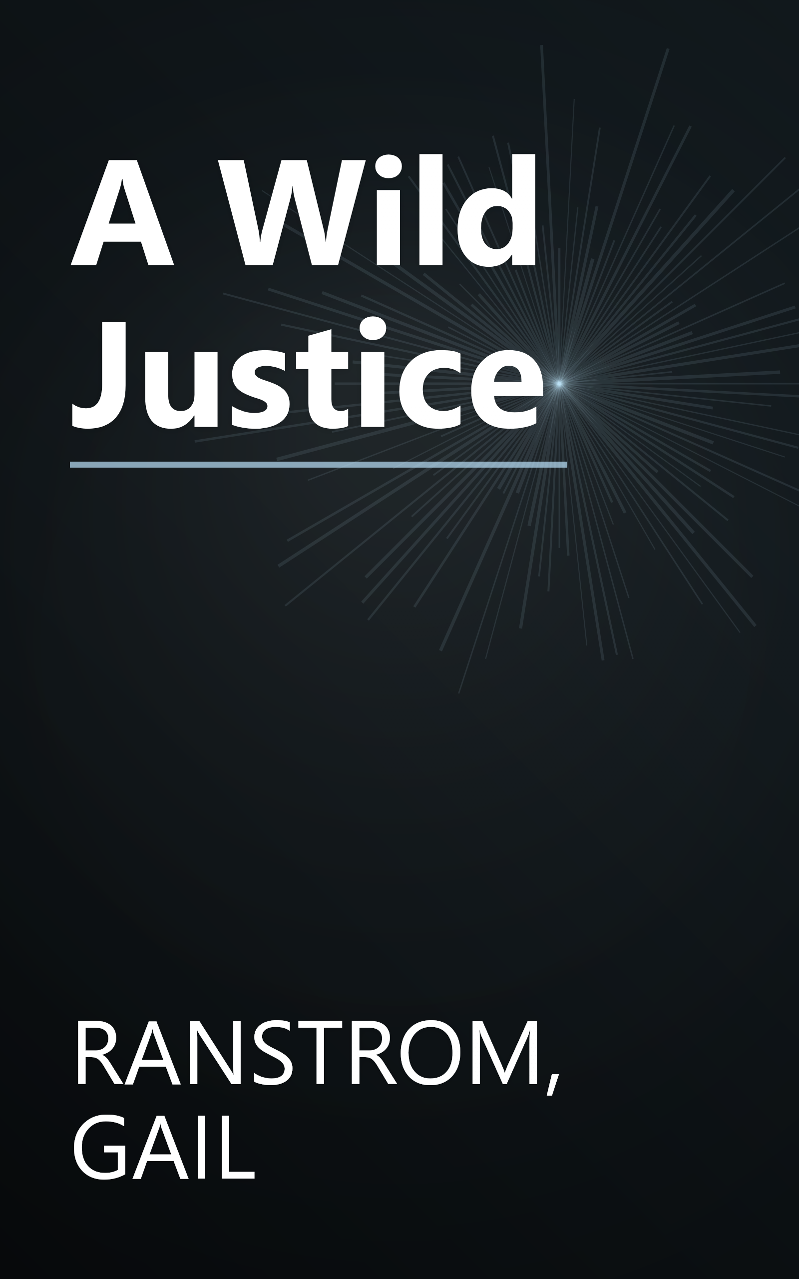 A Wild Justice book cover