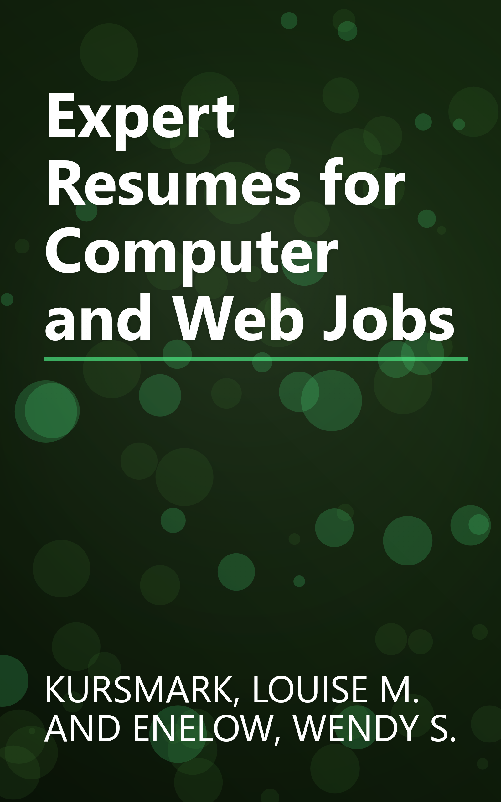 Expert Resumes for Computer and Web Jobs book cover