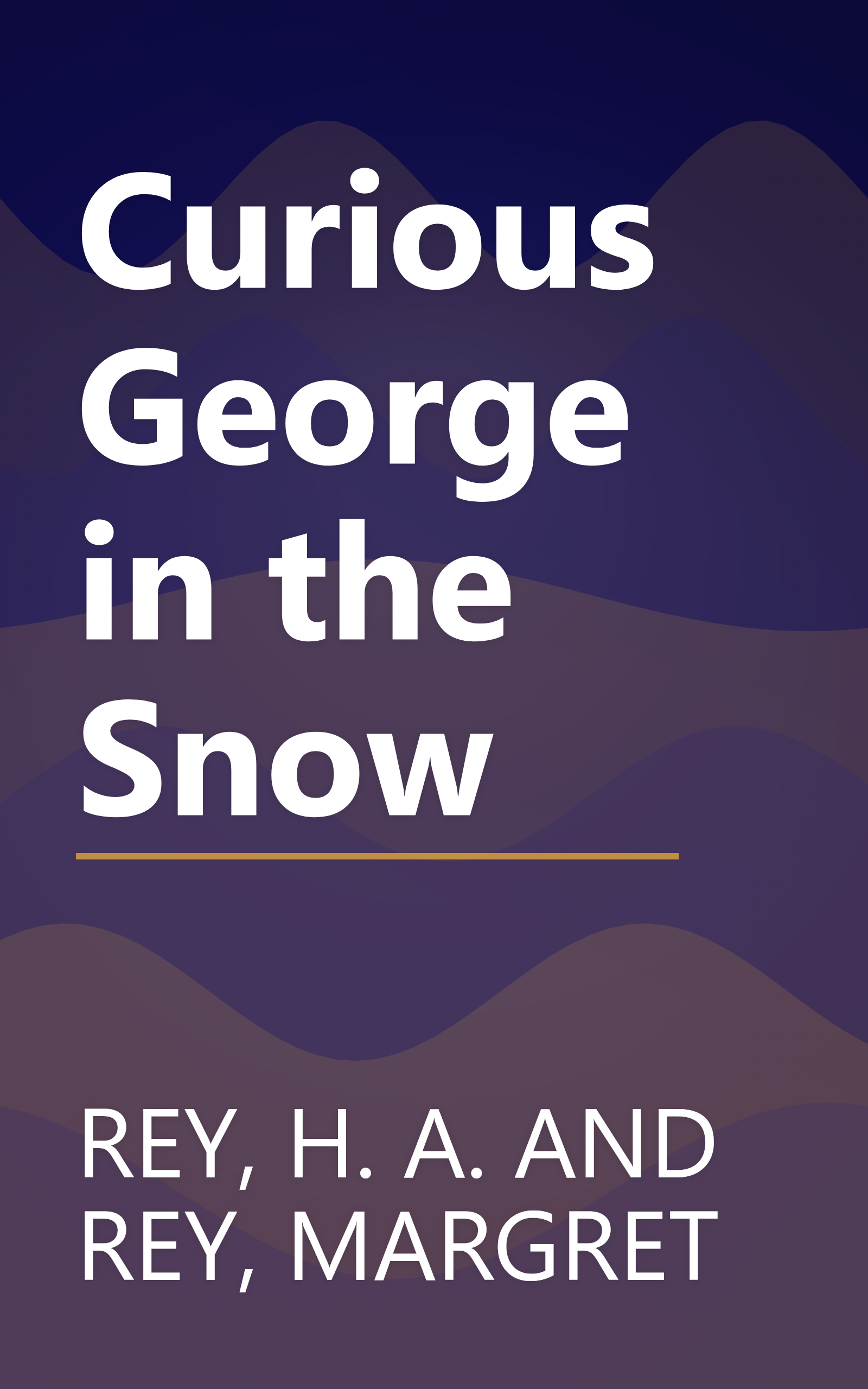 Curious George in the Snow book cover