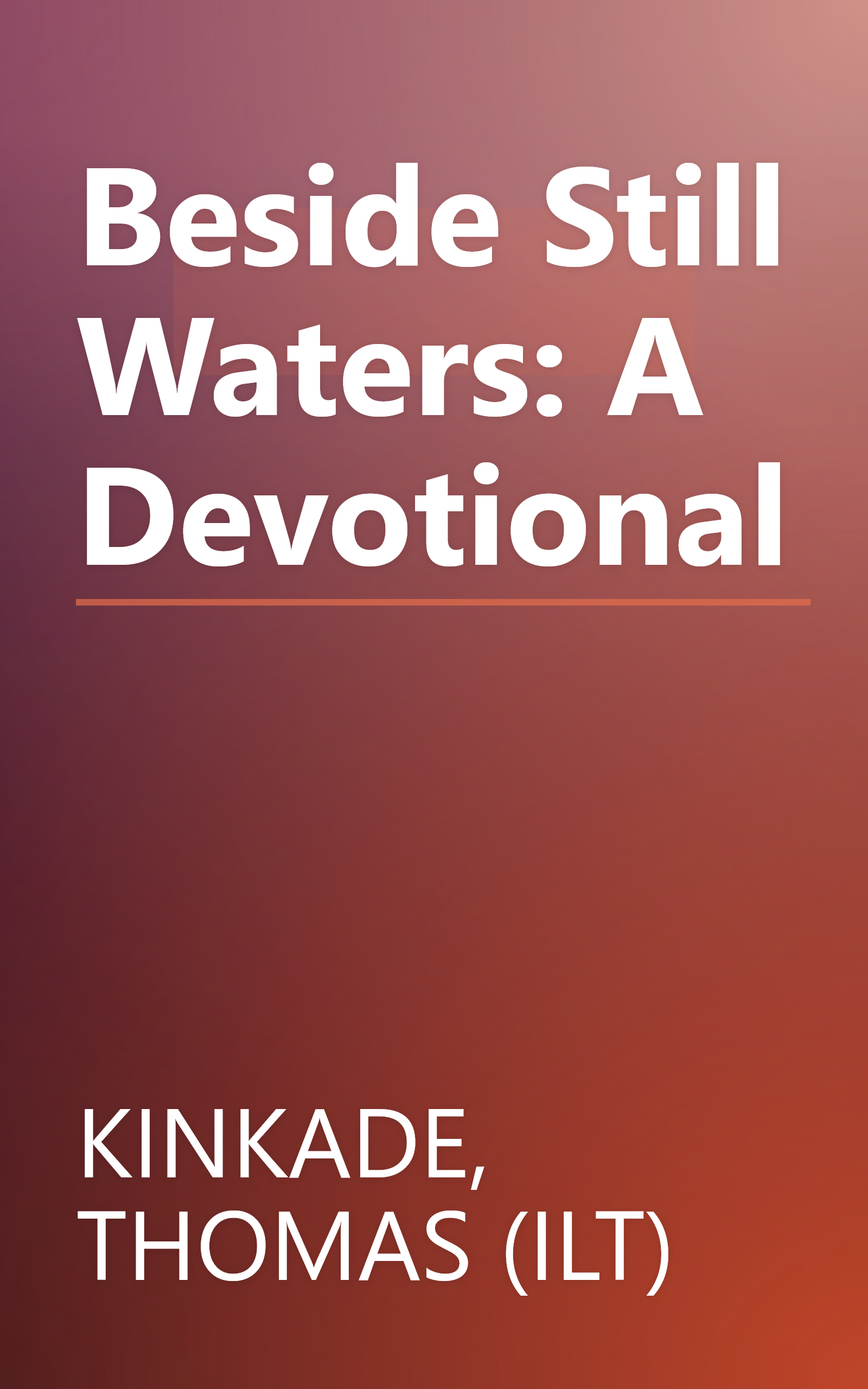Beside Still Waters: A Devotional book cover