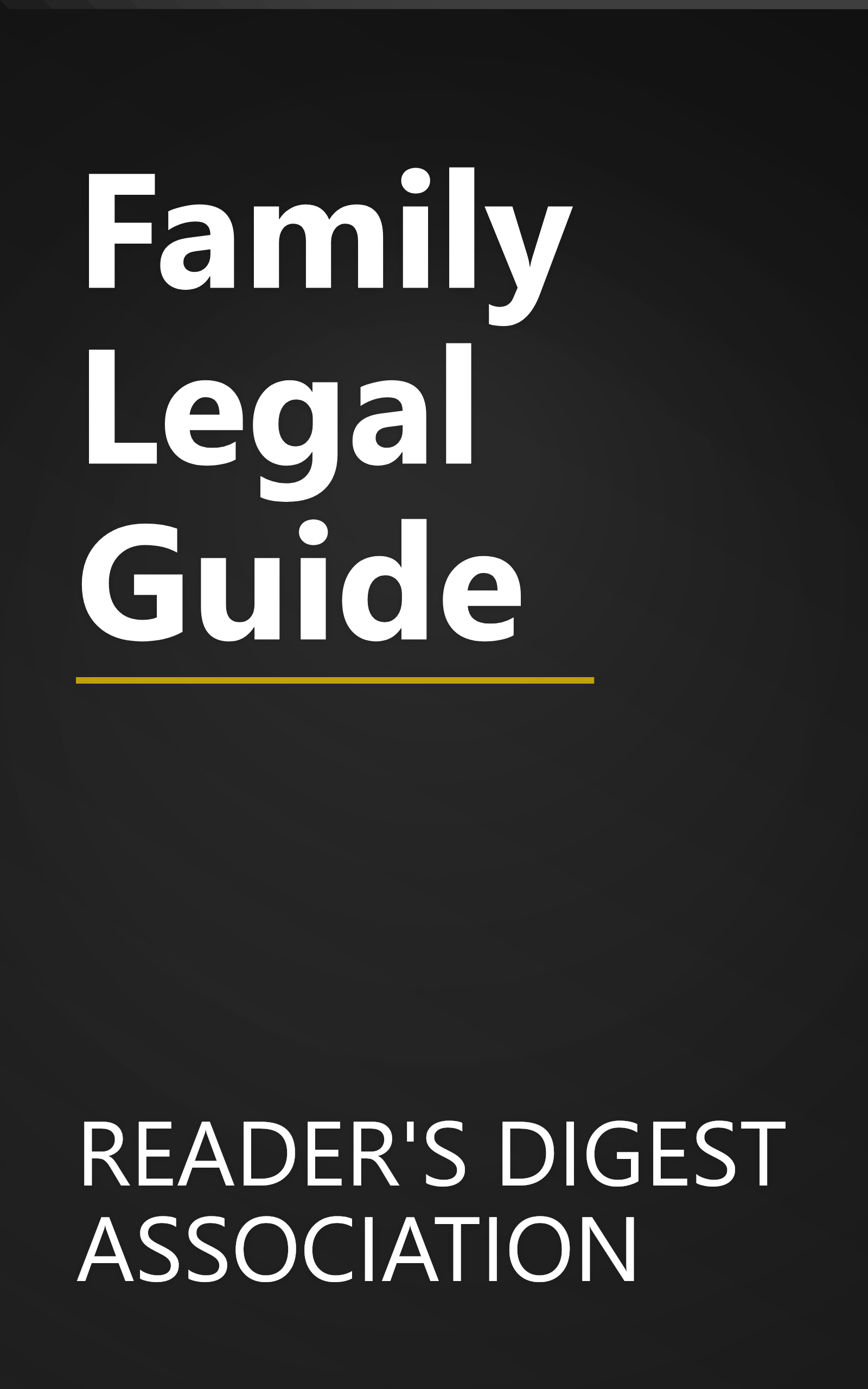 Family Legal Guide book cover