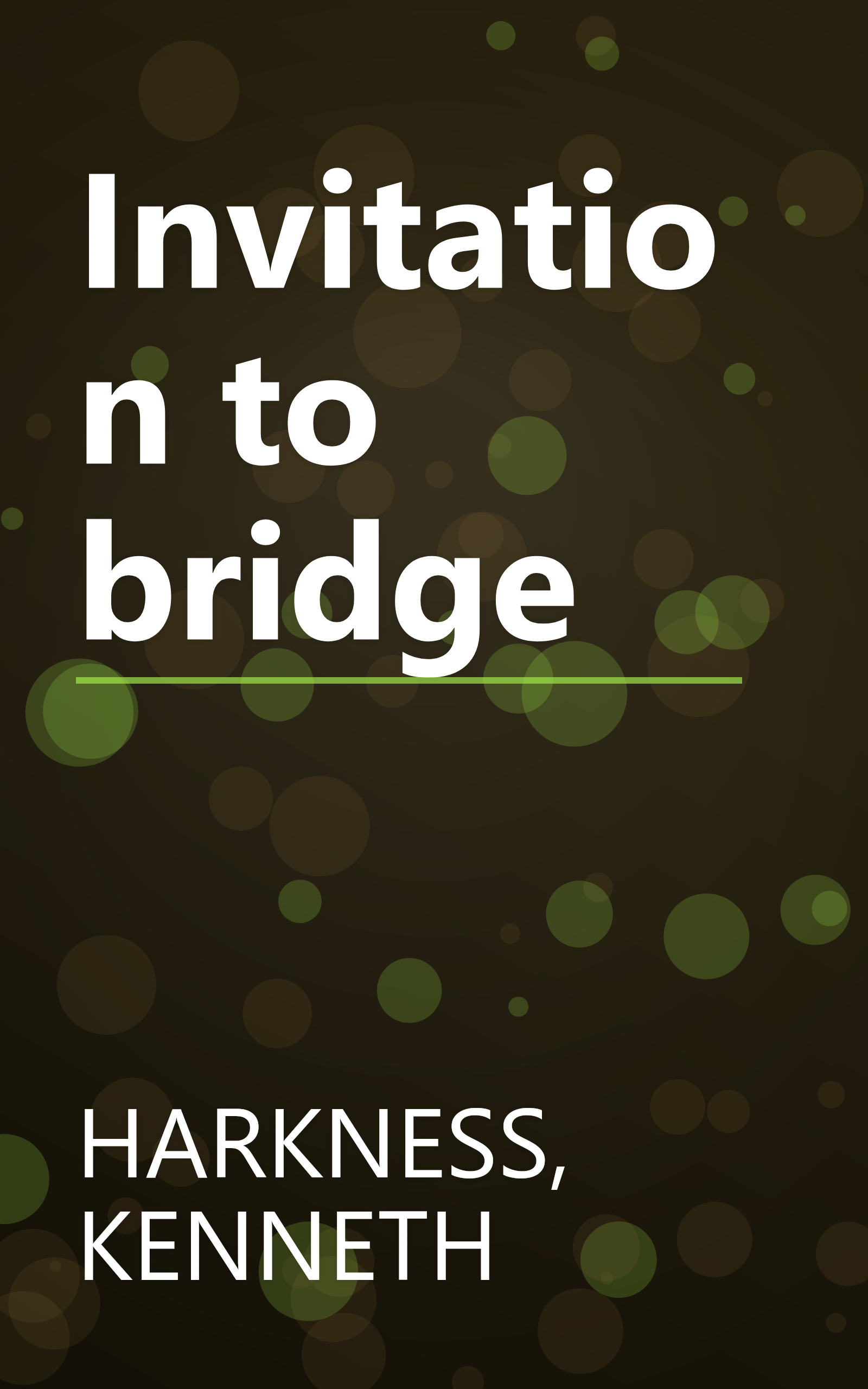 Invitation to bridge book cover