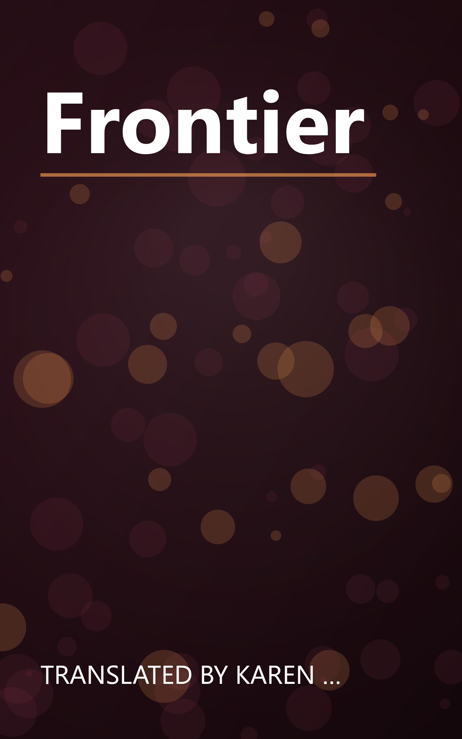 Frontier book cover