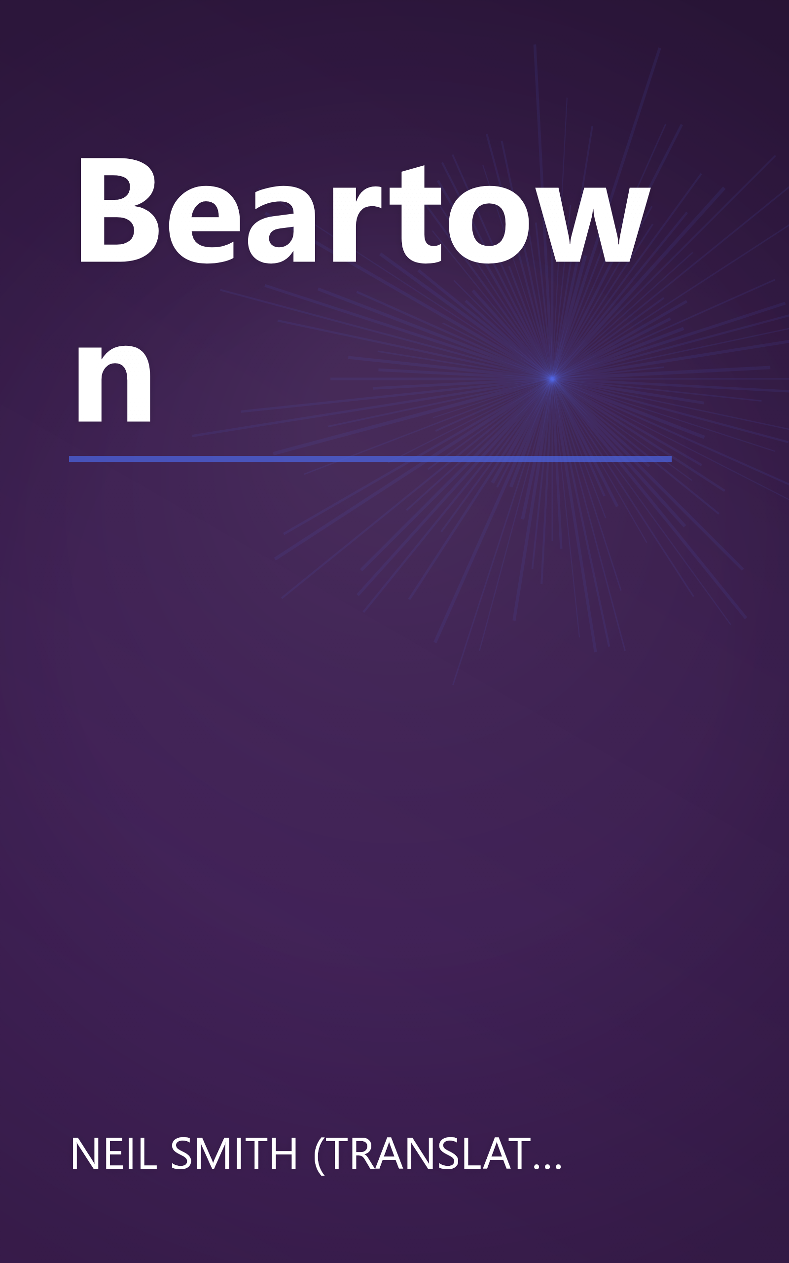 Beartown book cover