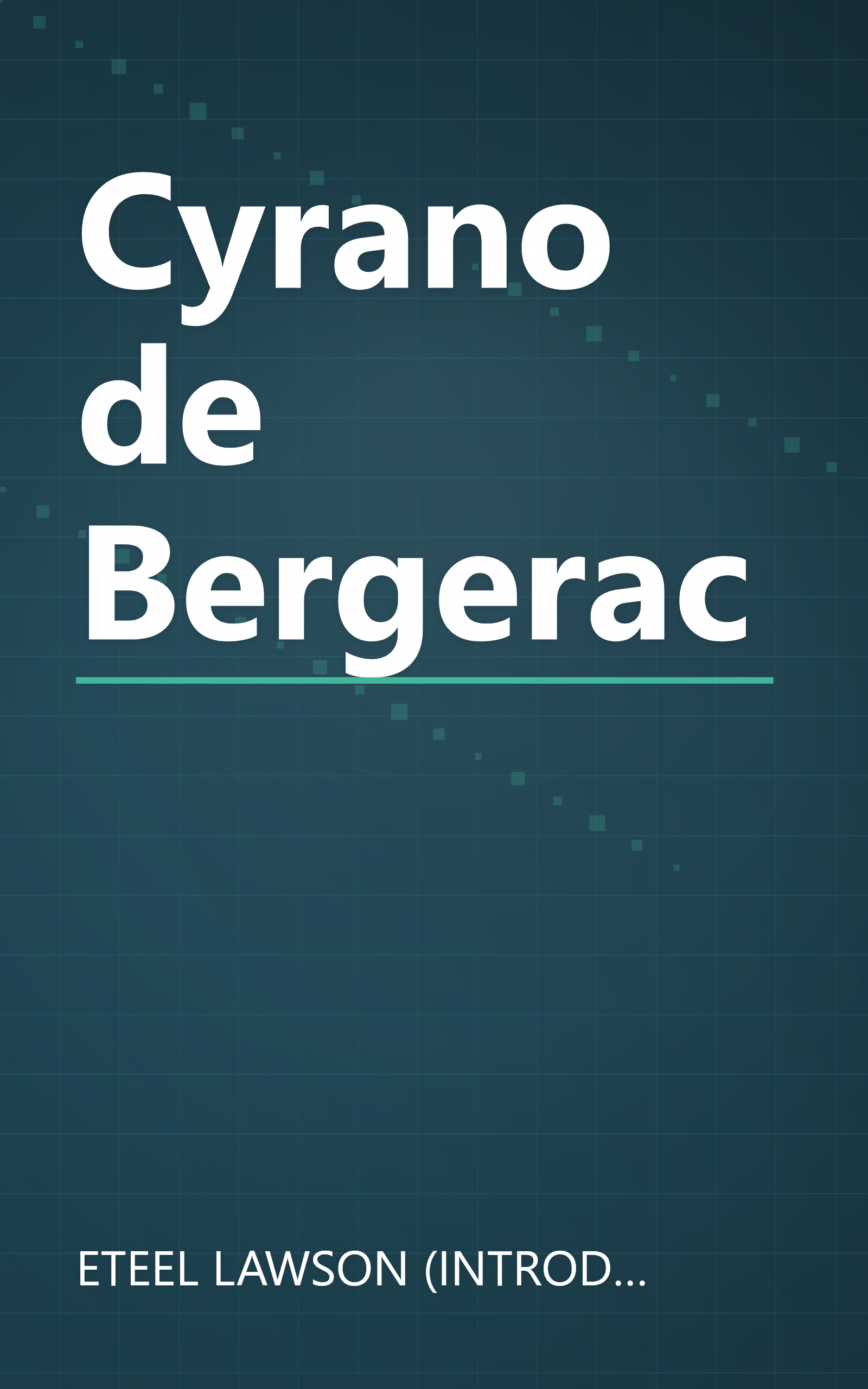 Cyrano de Bergerac book cover