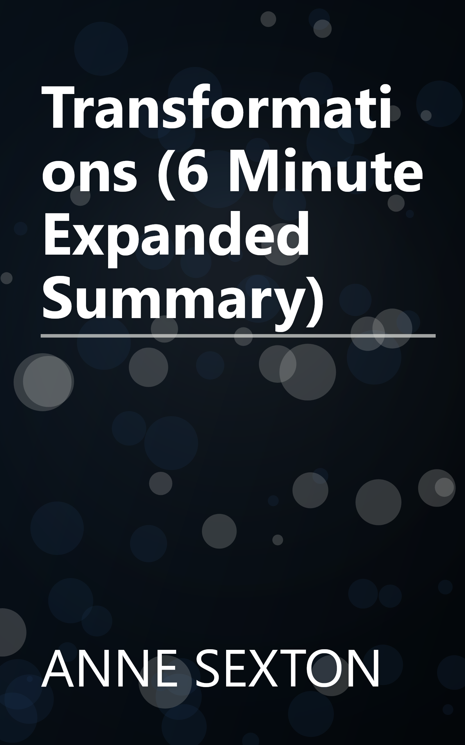 Transformations (6 Minute   Expanded Summary) book cover
