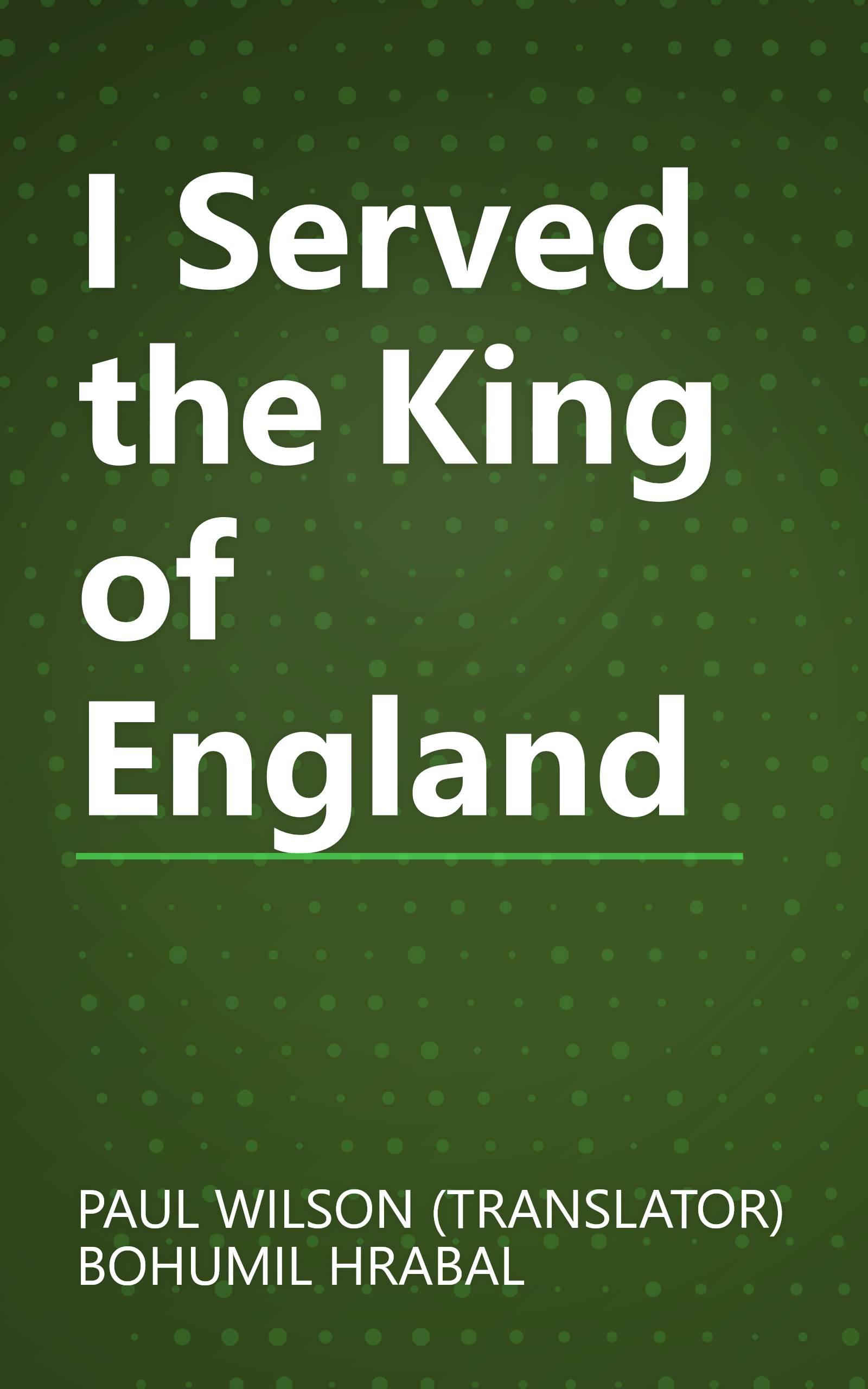 I Served the King of England book cover