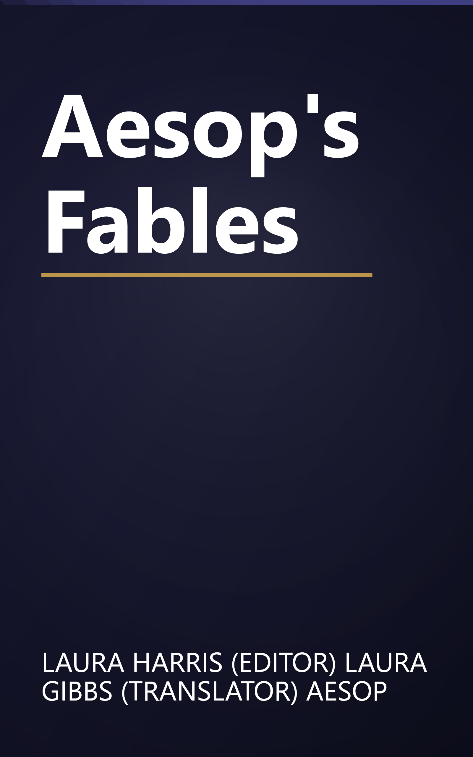 Aesop's Fables book cover