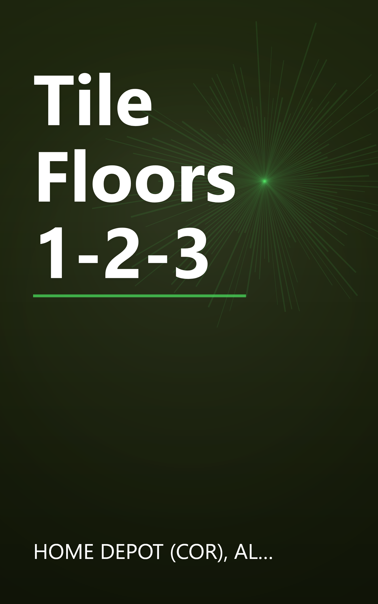 Tile Floors 1-2-3 book cover