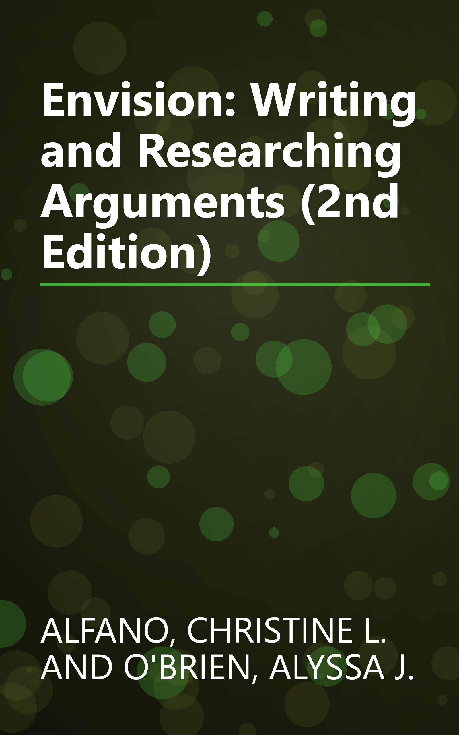 Envision: Writing and Researching Arguments (2nd Edition) book cover
