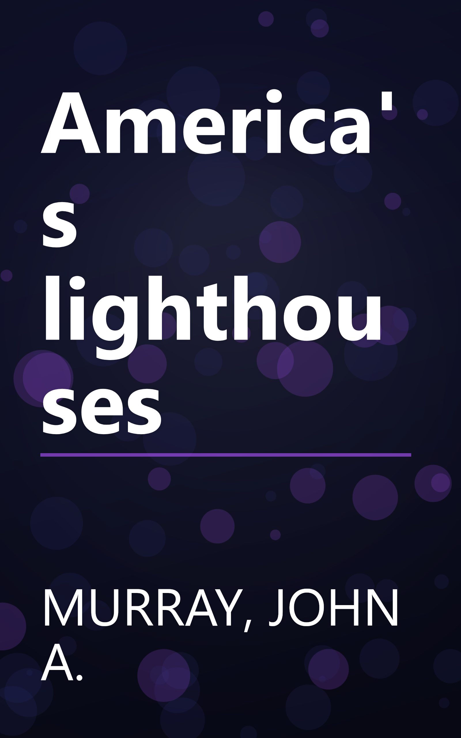 America's lighthouses book cover