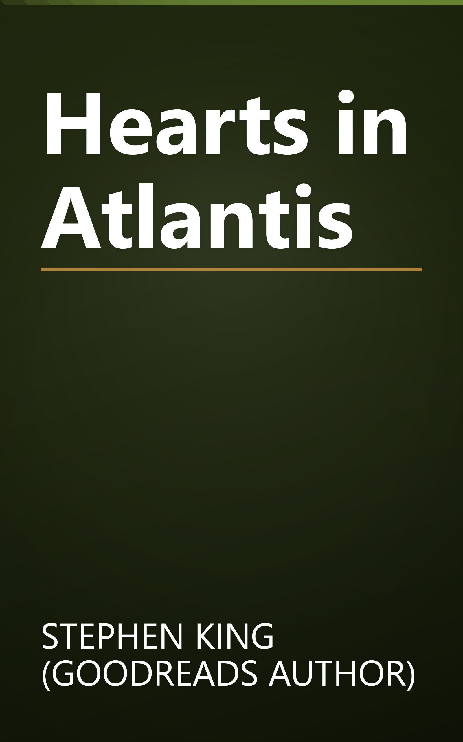 Hearts in Atlantis book cover