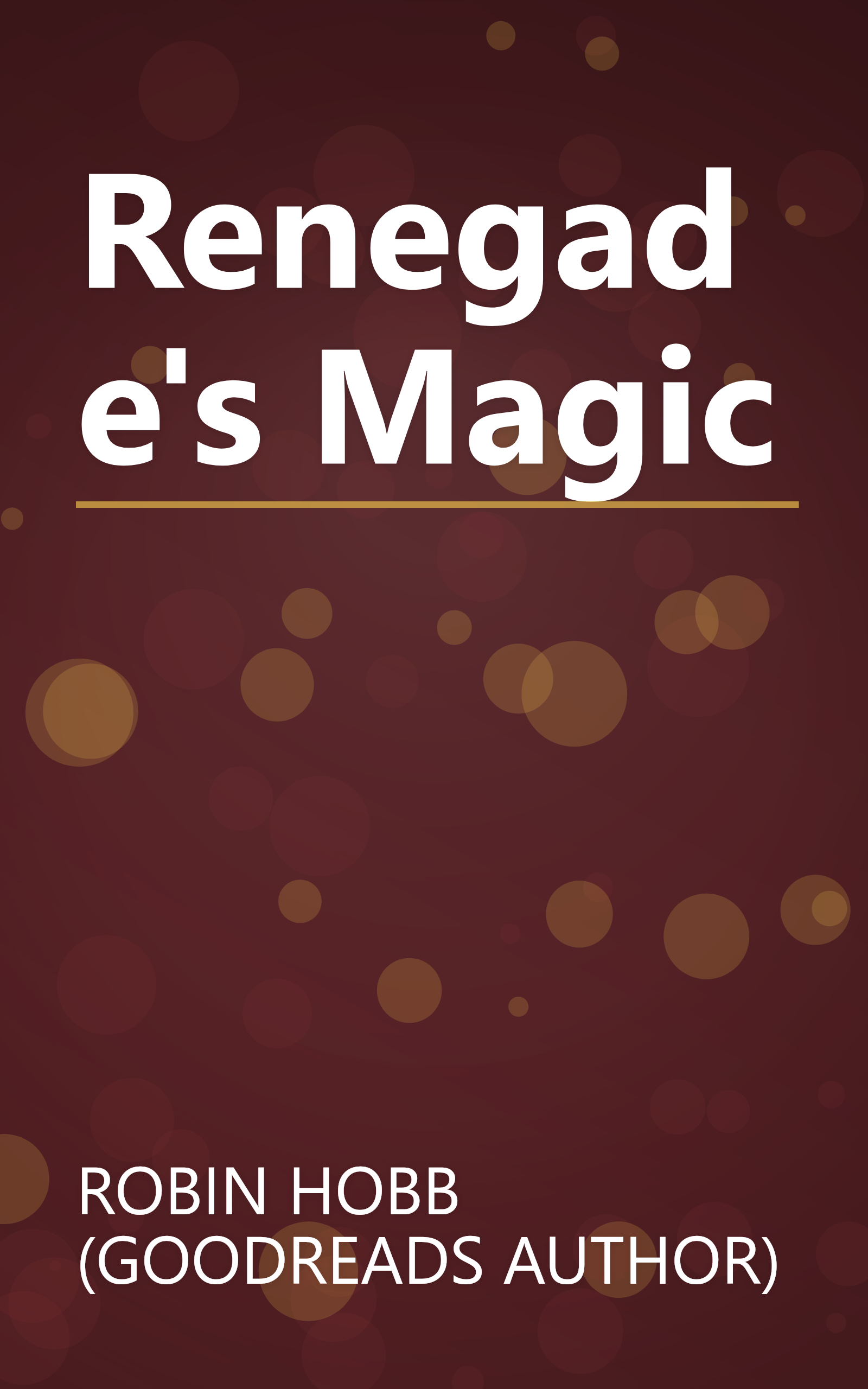 Renegade's Magic book cover