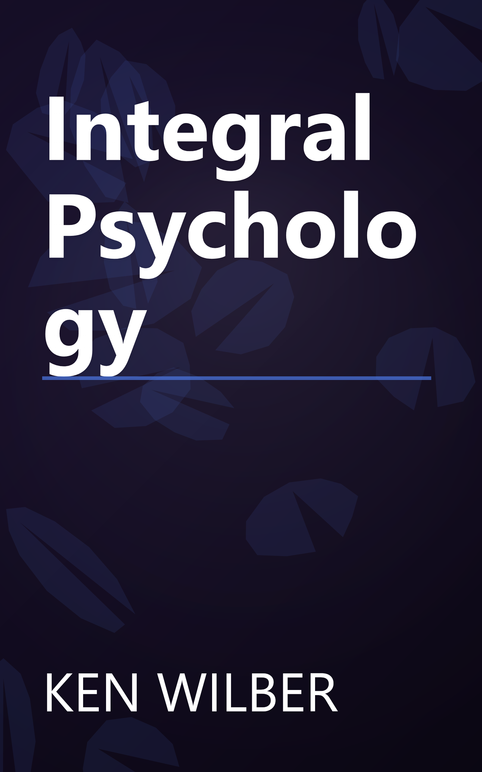 Integral Psychology book cover